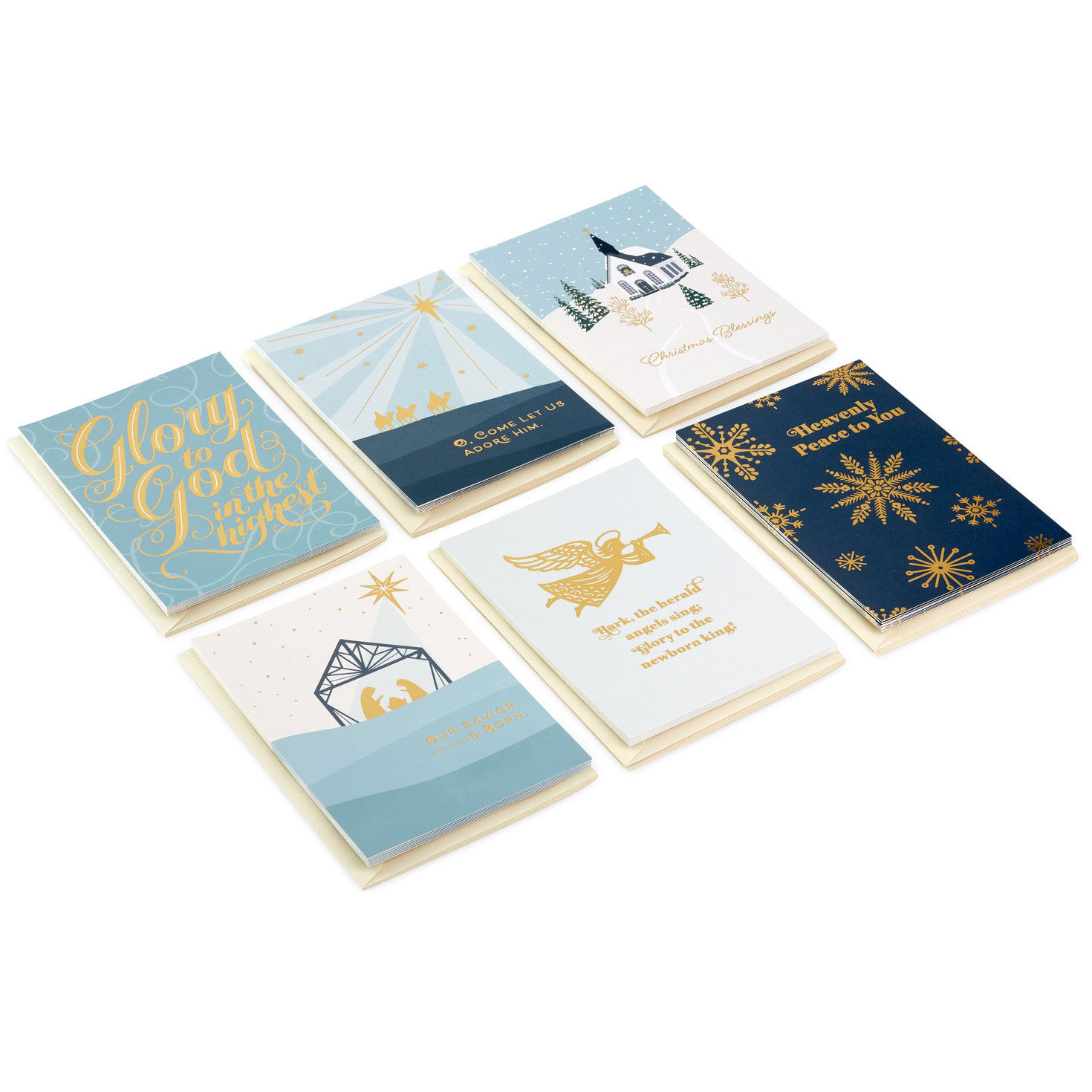 Heavenly Blessings Boxed Christmas Cards Assortment, Pack of 36 - Boxed ...