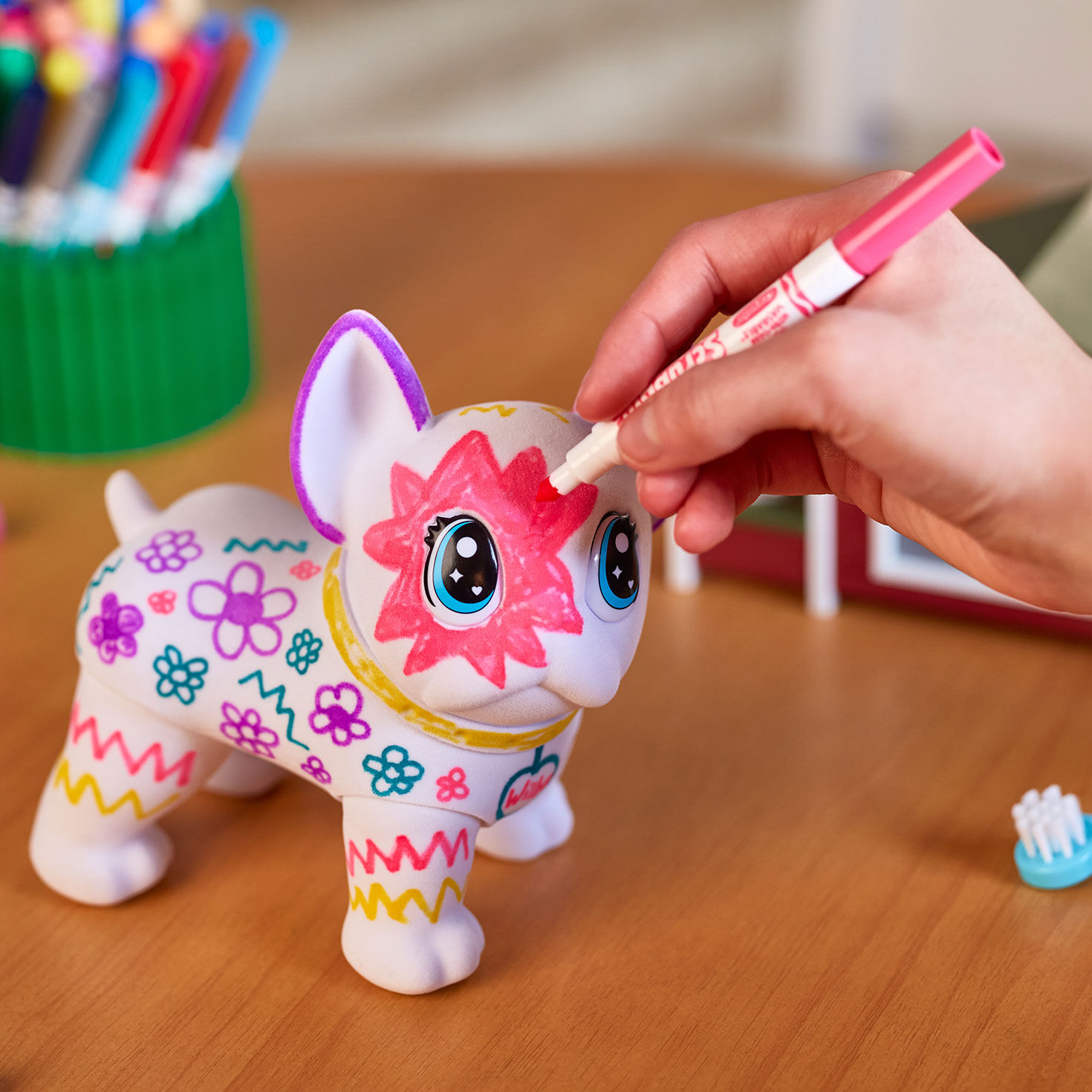 Crayola Scribble Scrubbies Wilbur Jumbo Dog Coloring Set - Arts ...