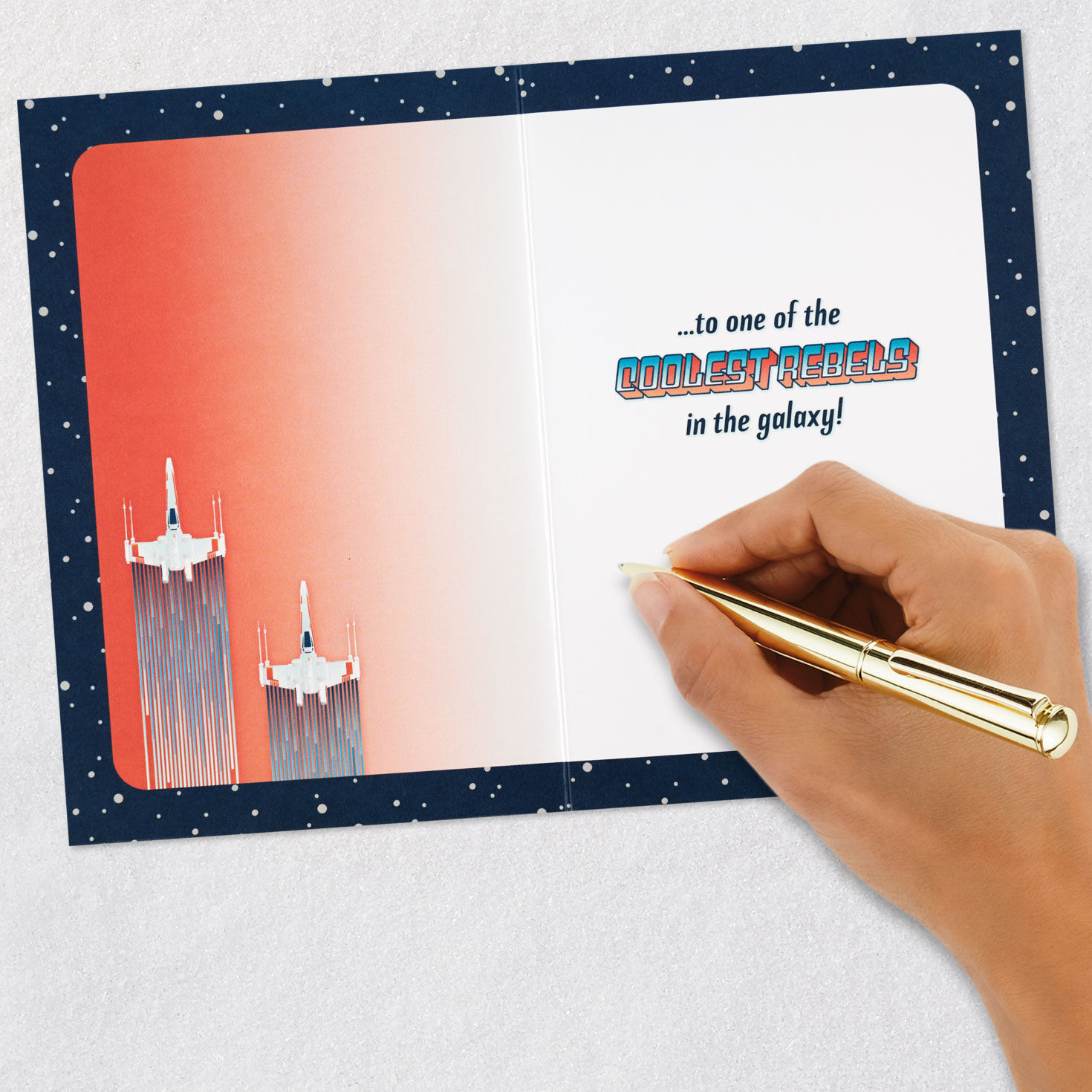 Star Wars™ Coolest Rebel in the Galaxy Lenticular Birthday Card ...