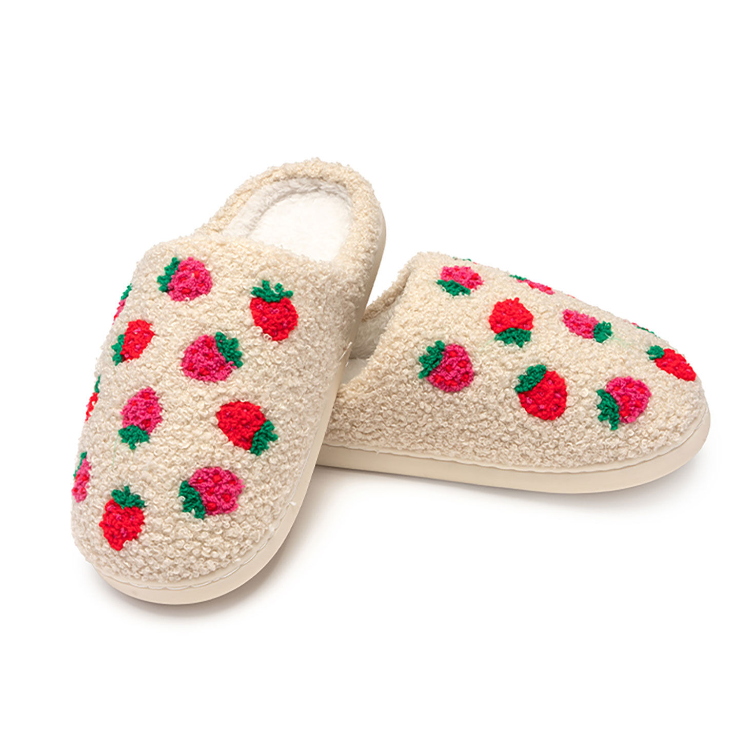 Living Royal Strawberries and Cream Slippers - Socks & Slippers | Hallmark