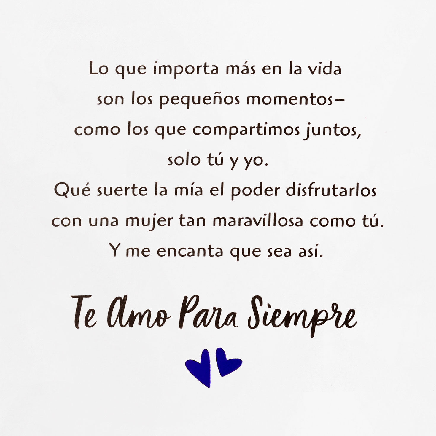 Life By Your Side Romantic Spanish-Language Love Card for Her ...