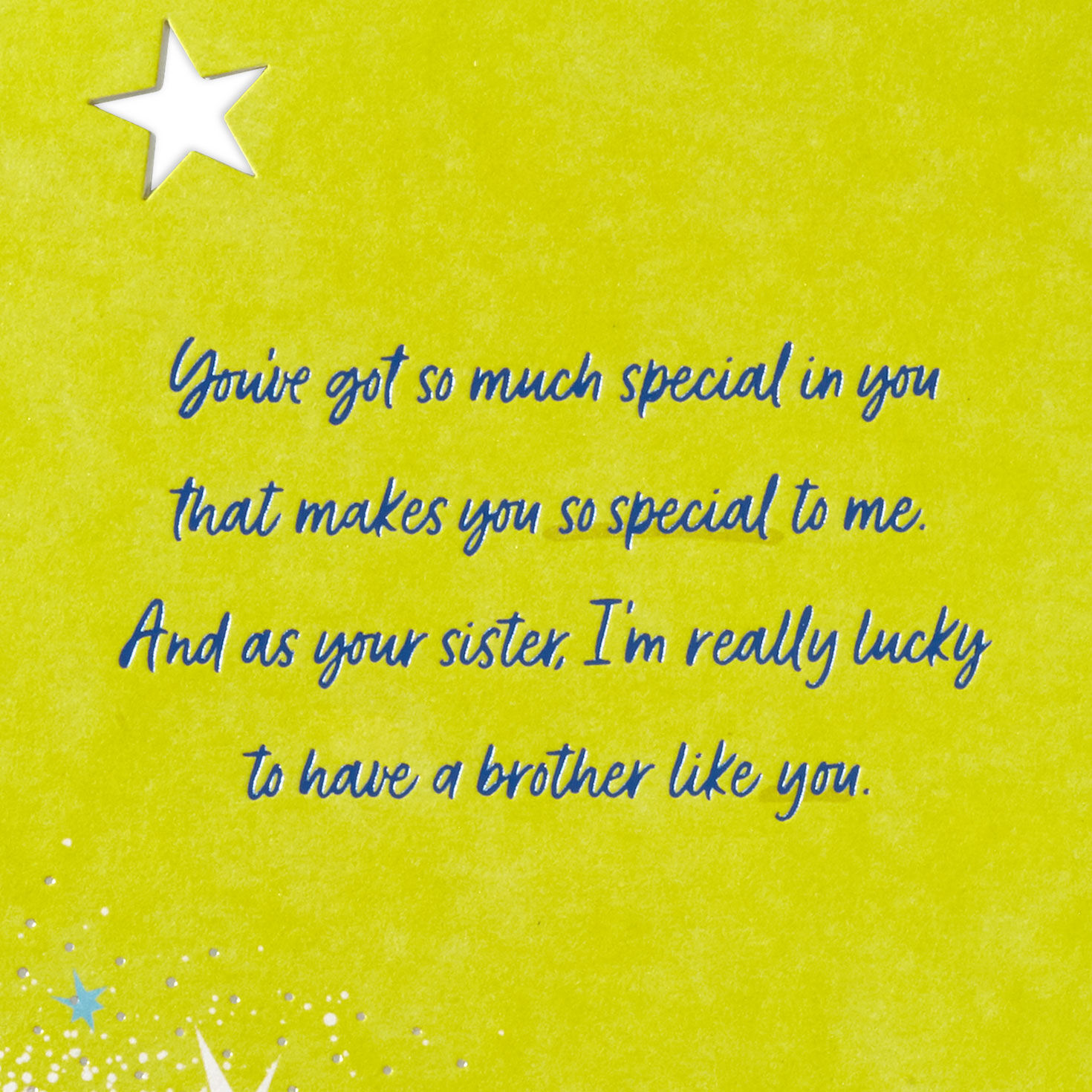 Wishes for a Bighearted Brother Birthday Card from Sister - Greeting ...