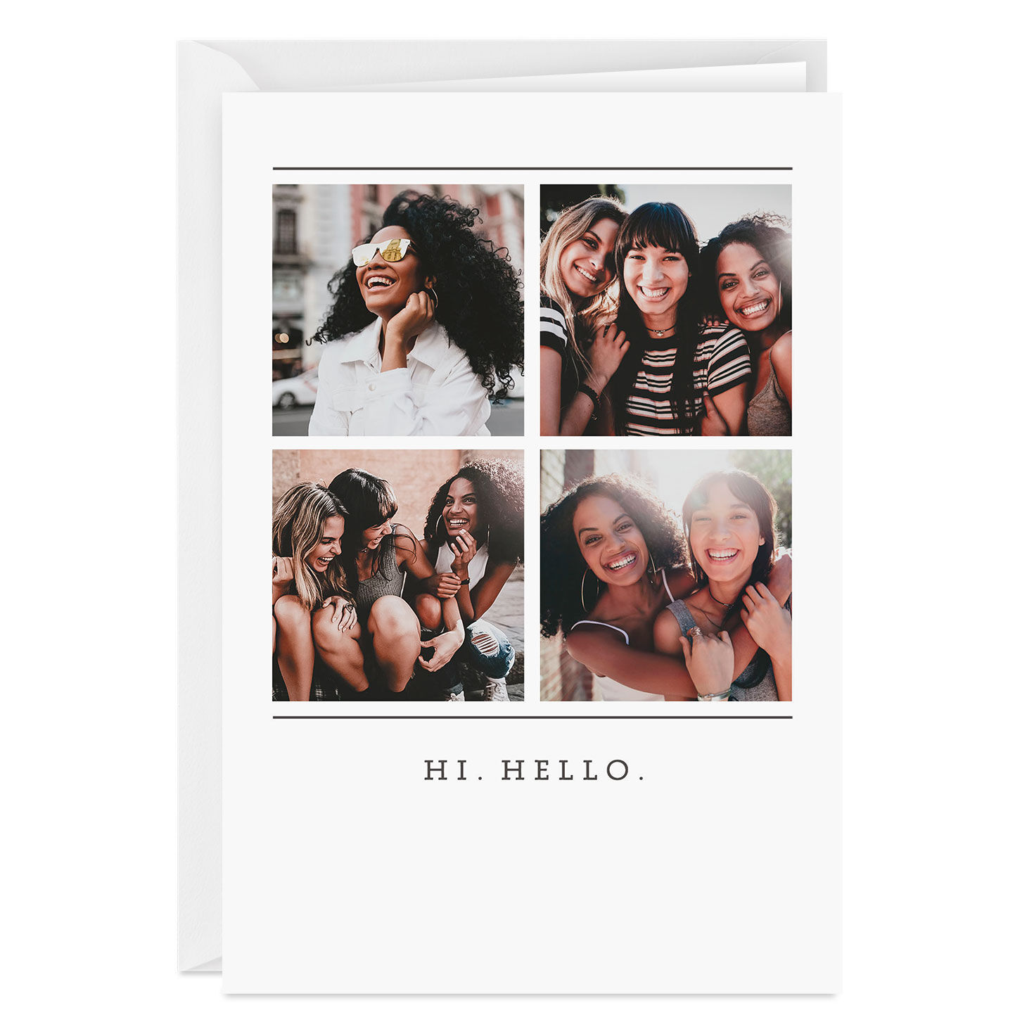 Personalized Create Your Own Photo Collage Photo Card - Greeting Cards ...