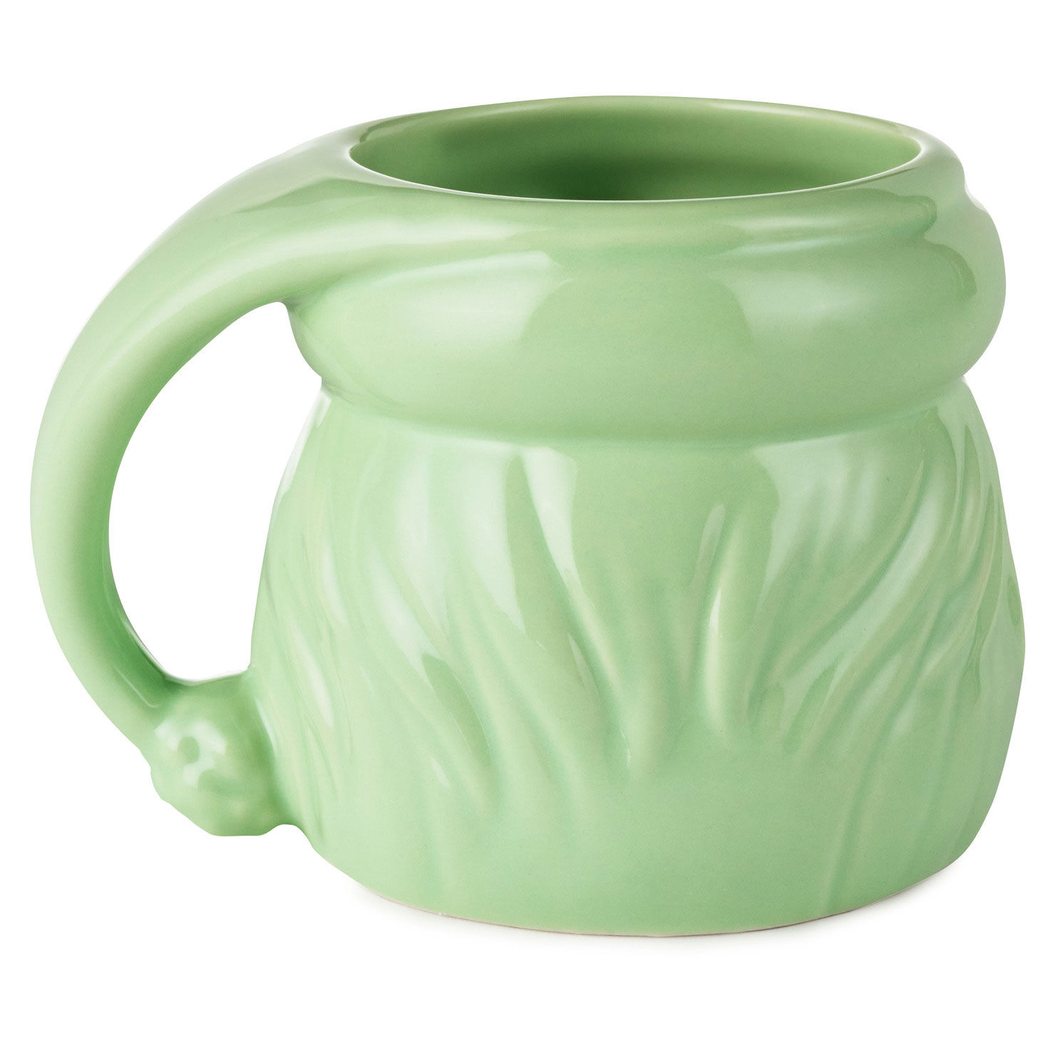 Mint Green Sculpted Santa Mug, 8 oz. - Mugs | Hallmark