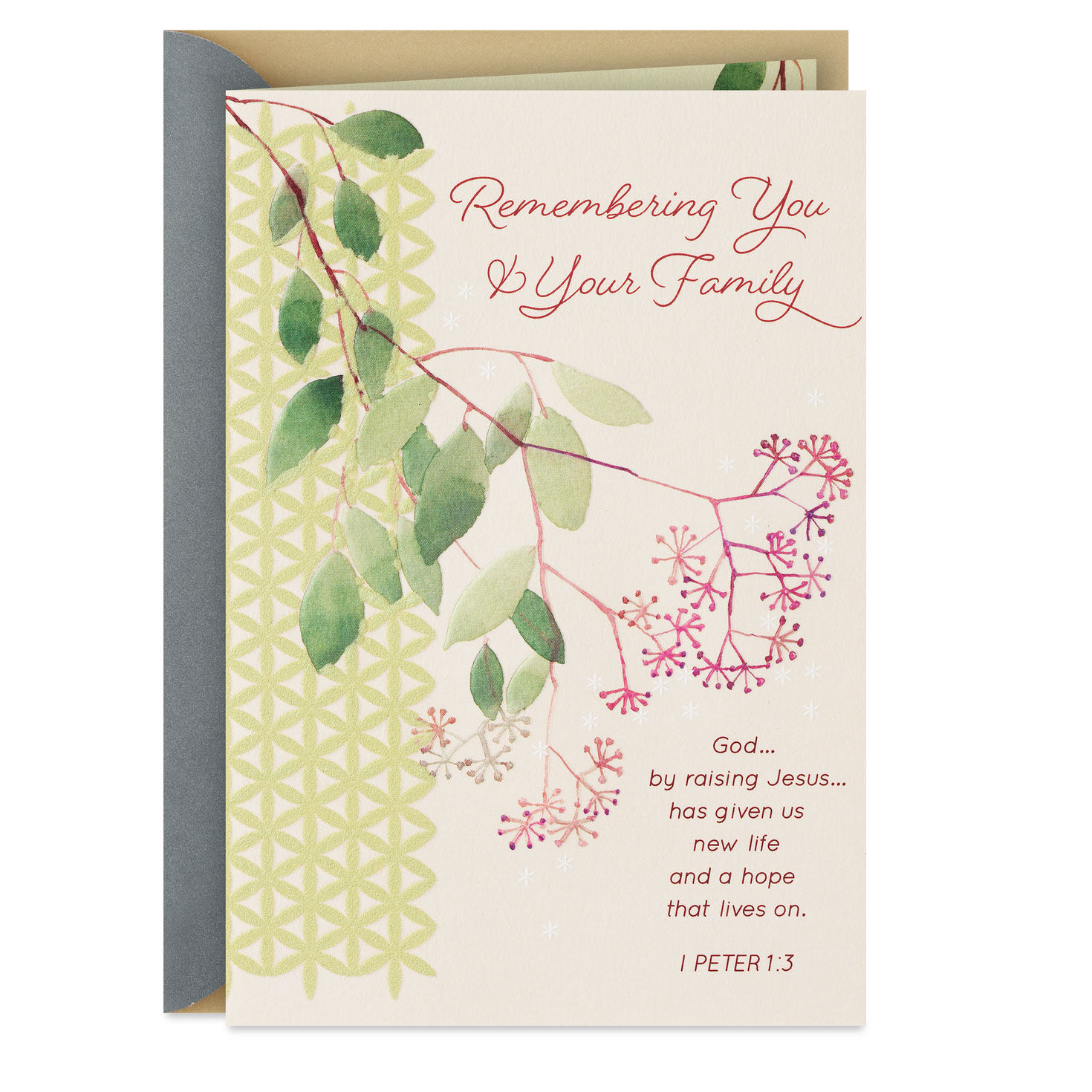 Prayers for You and Your Family Religious Sympathy Card - Greeting ...
