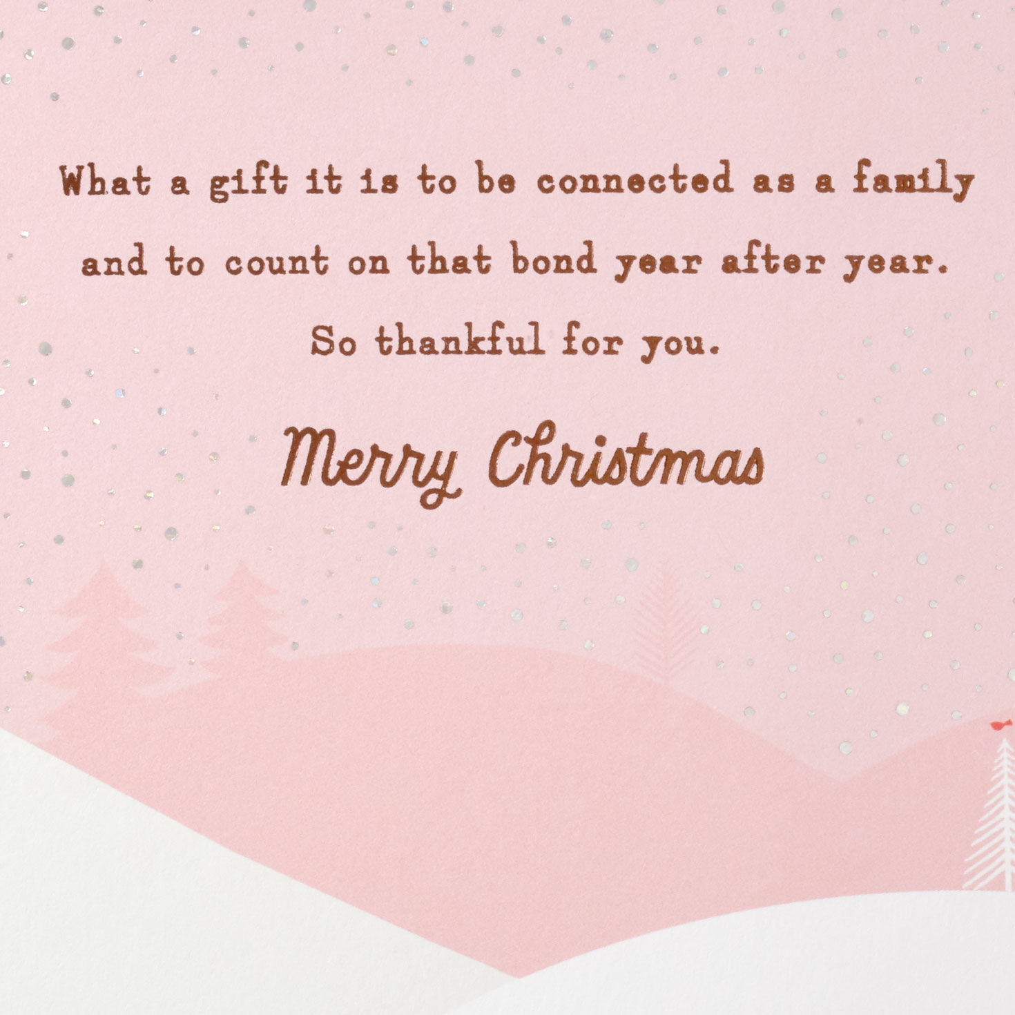 It's a Gift to Be Connected as a Family Christmas Card - Greeting Cards ...