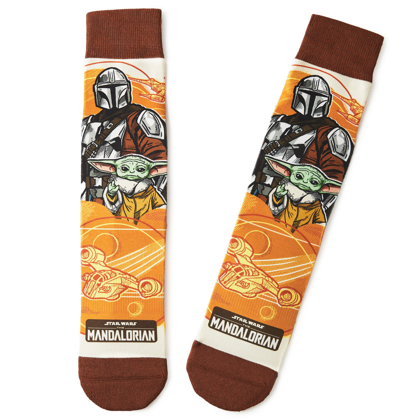 Star Wars: The Mandalorian™ and Grogu™ Novelty Crew Socks - Socks ...
