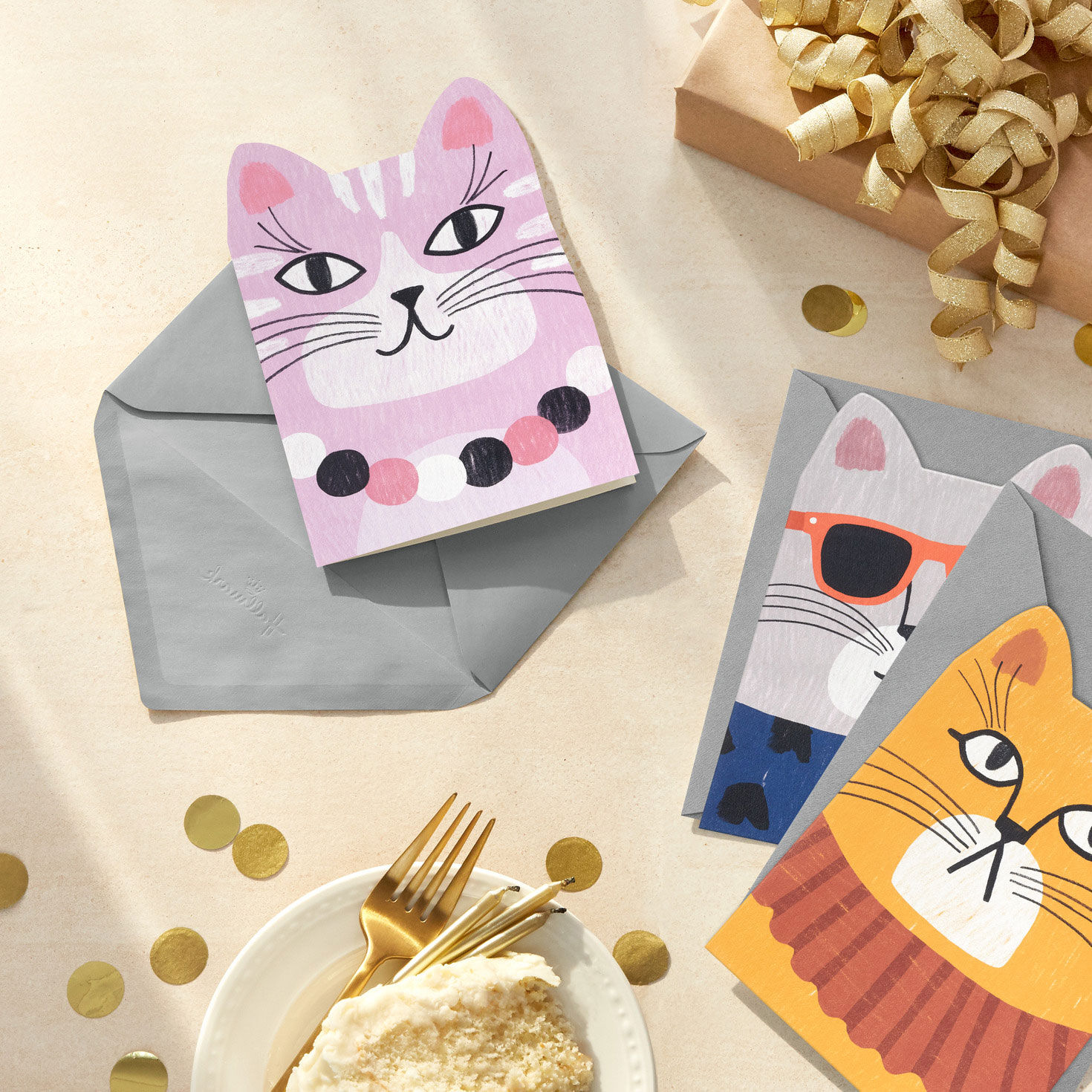 Cats With Attitude Assorted Blank Cards, Pack of 16 - Boxed Cards ...