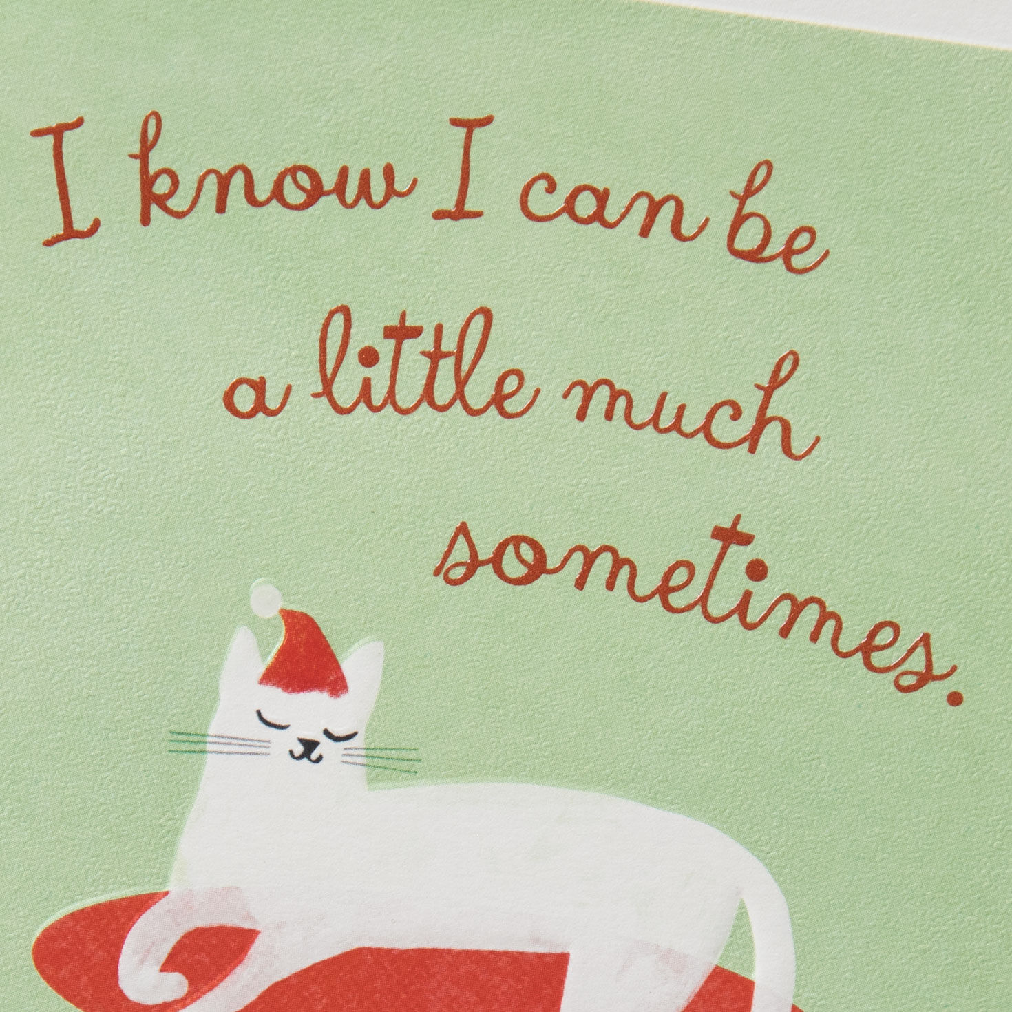 Naughty List Santa Cat Christmas Card from the Cat - Greeting Cards ...
