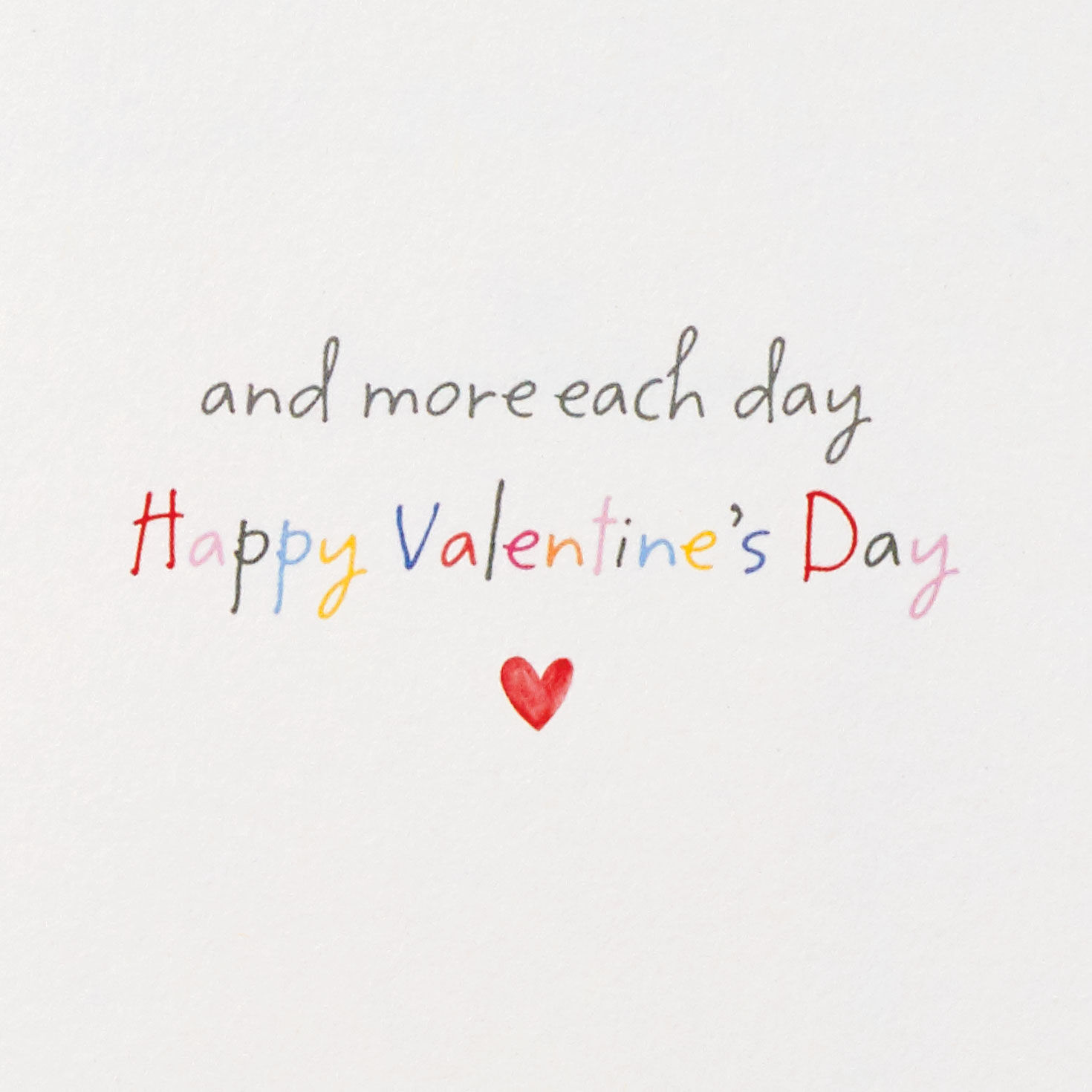 Love You More And More Valentines Day Card Greeting Cards Hallmark