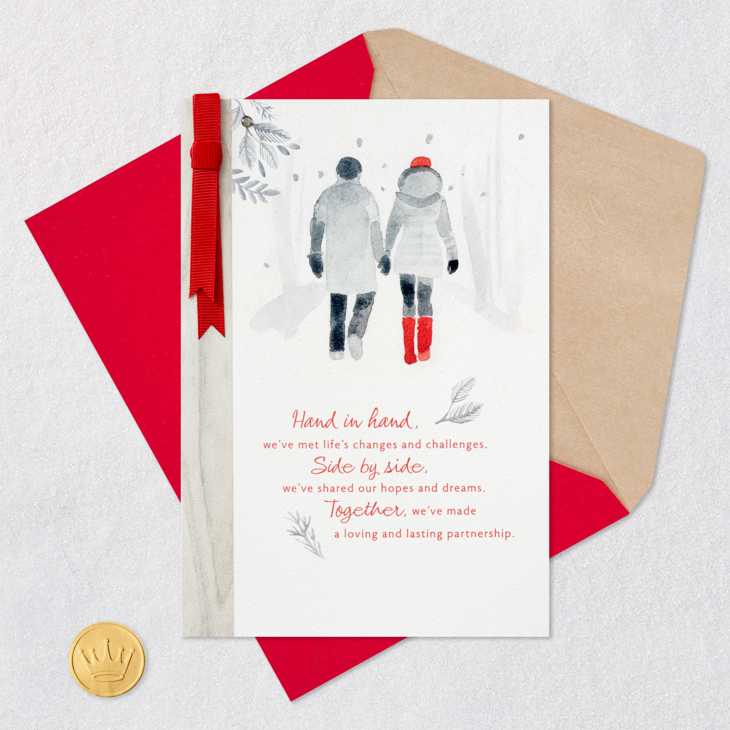 My Partner, My Love Christmas Card for Wife - Greeting Cards | Hallmark