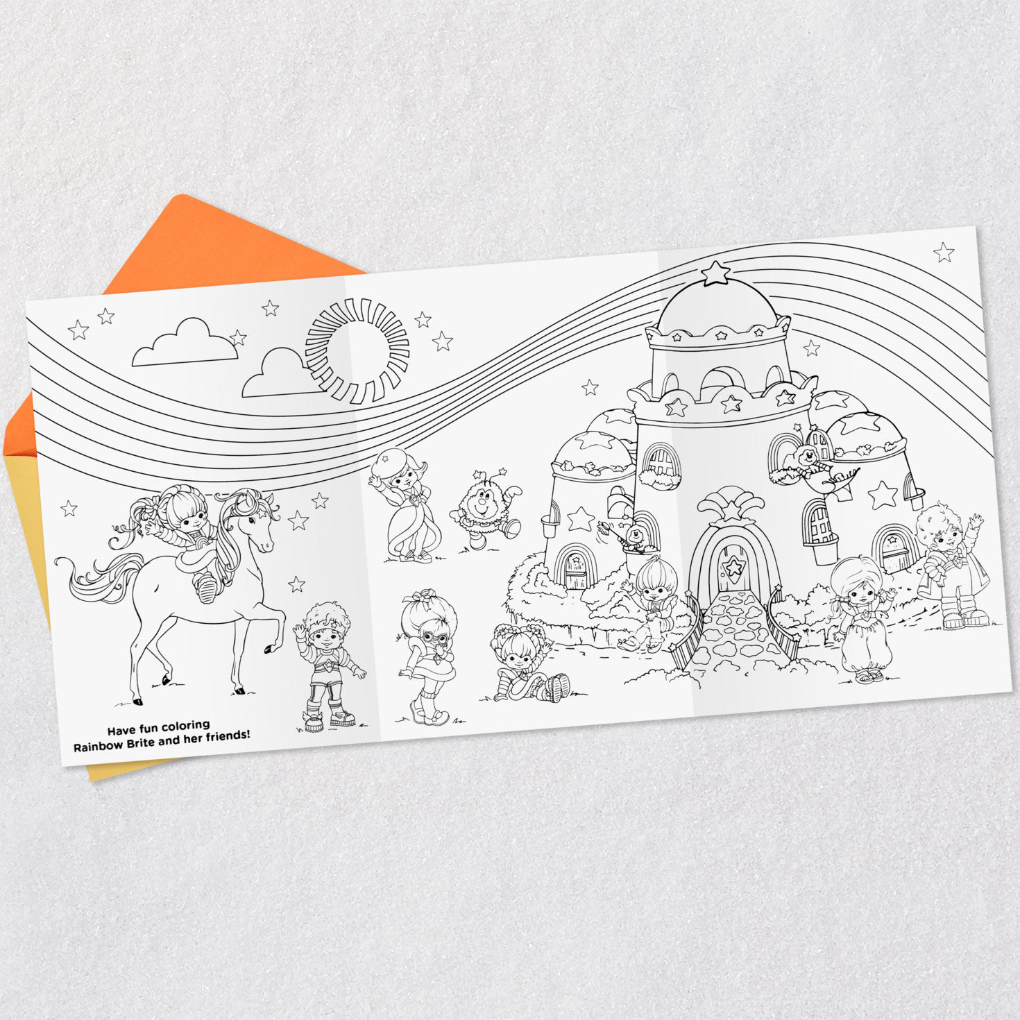 Rainbow Brite Hope It's Magical Birthday Coloring Card for Kids With ...