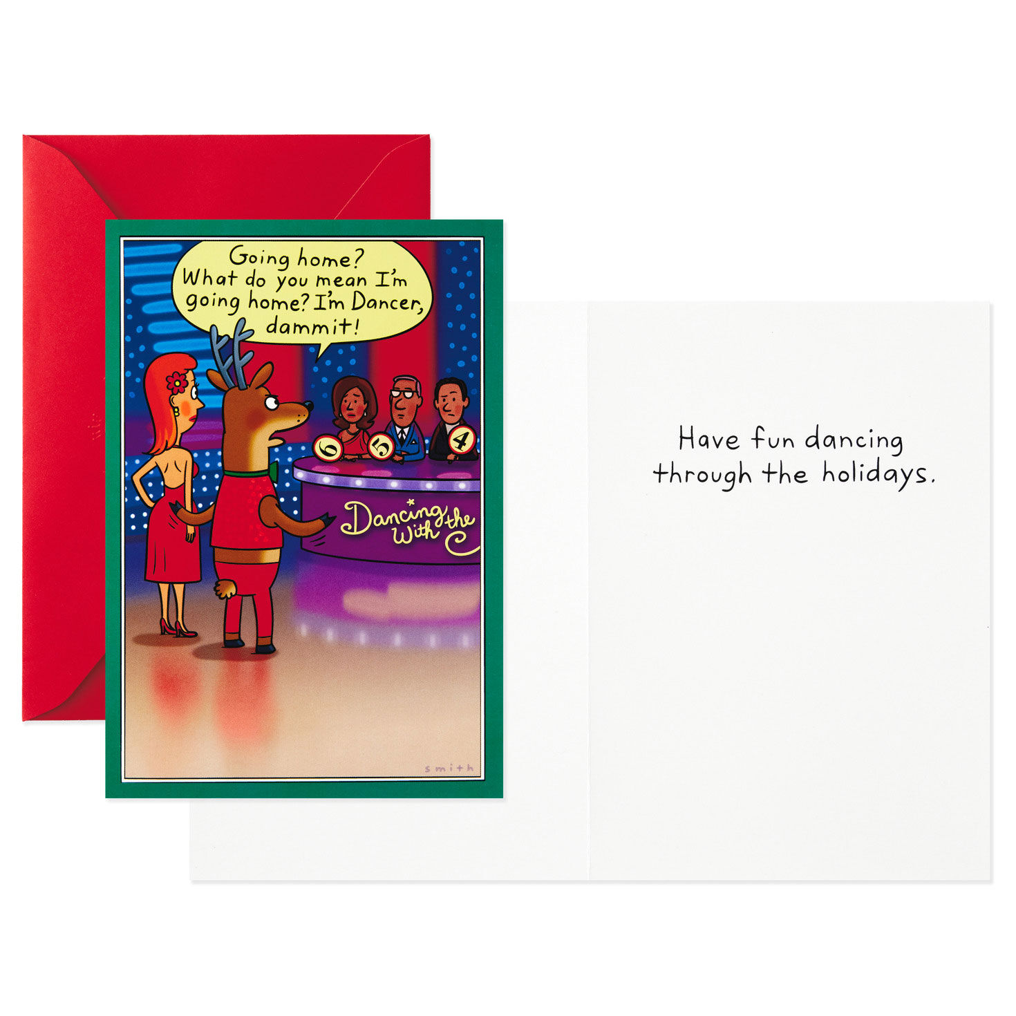 Modern Holidays Funny Assorted Boxed Christmas Cards, Pack of 24 ...