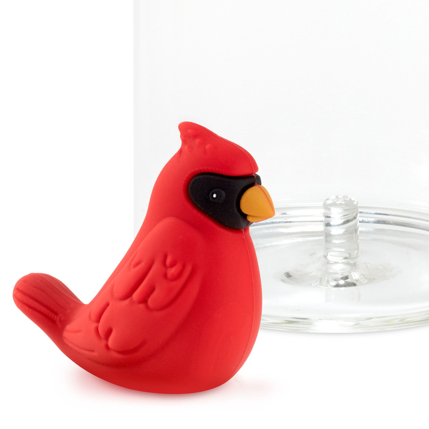 Charmers Cardinal Silicone Charm - Wine Glasses | Hallmark
