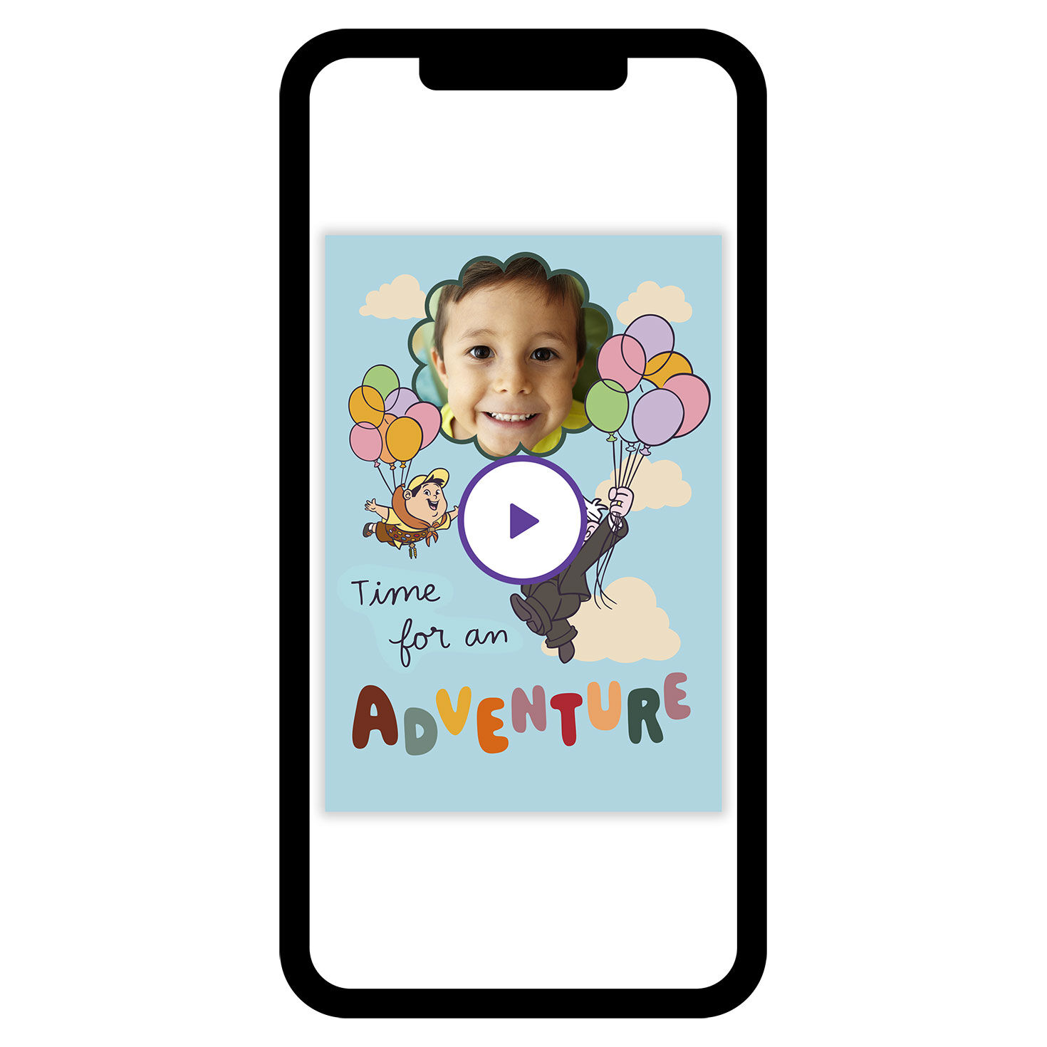 Disney/Pixar Up Time for an Adventure Custom Card - Greeting Cards ...