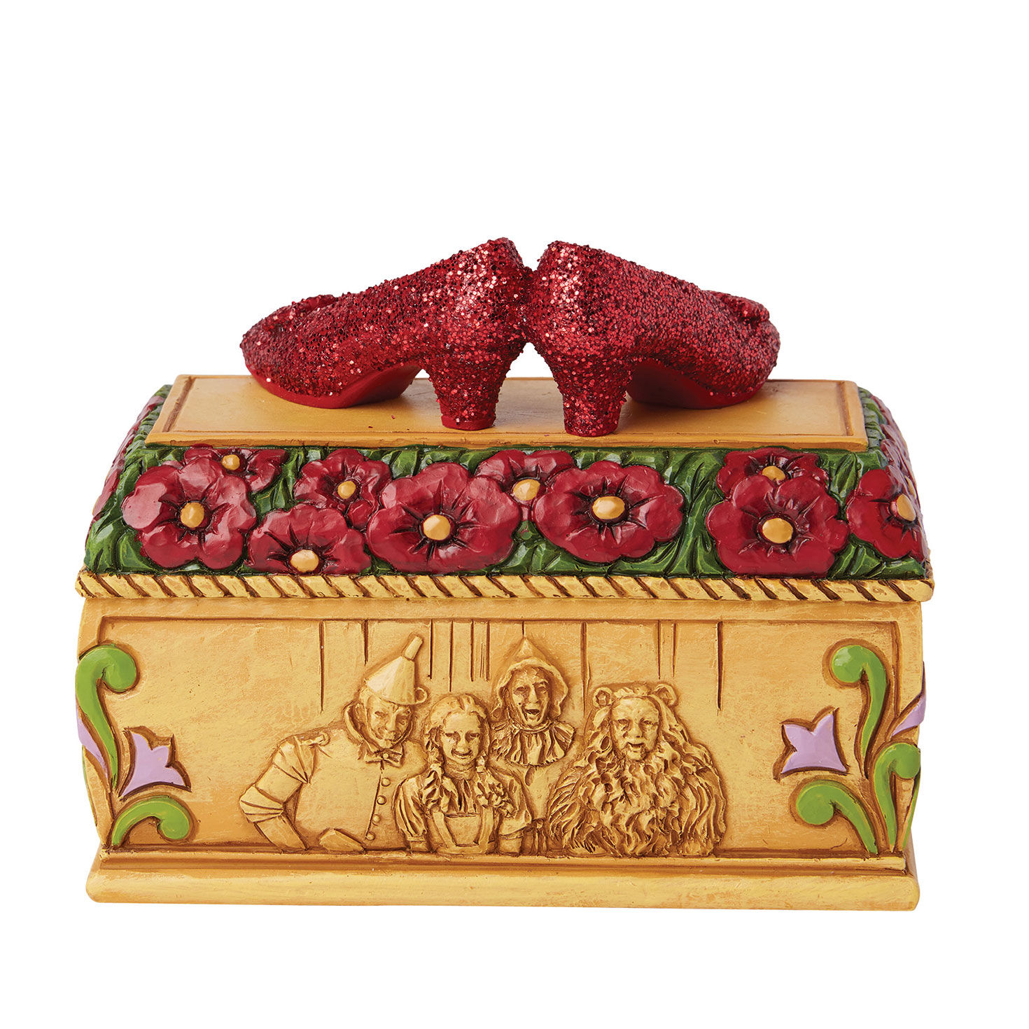 Jim Shore The Wizard of Oz Ruby Slippers Trinket Box, 3.5" - Trays ...