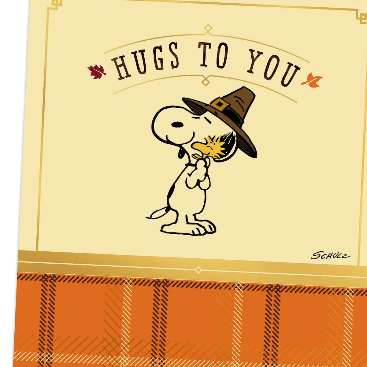 Peanuts® Snoopy Hugs to You Thanksgiving Card - Greeting Cards - Hallmark
