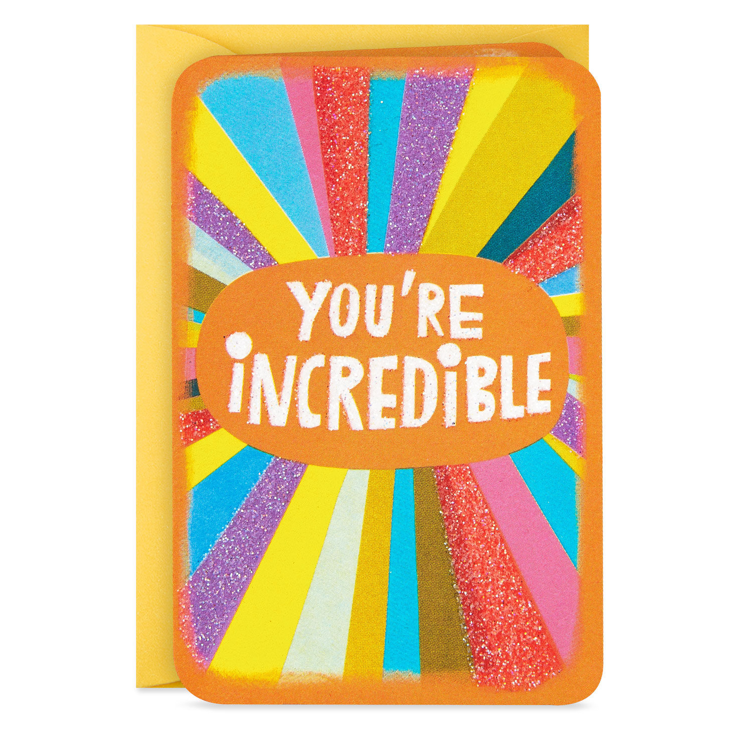 Hallmark 3.25" Mini You're Incredible Encouragement Card for only USD 1 ...