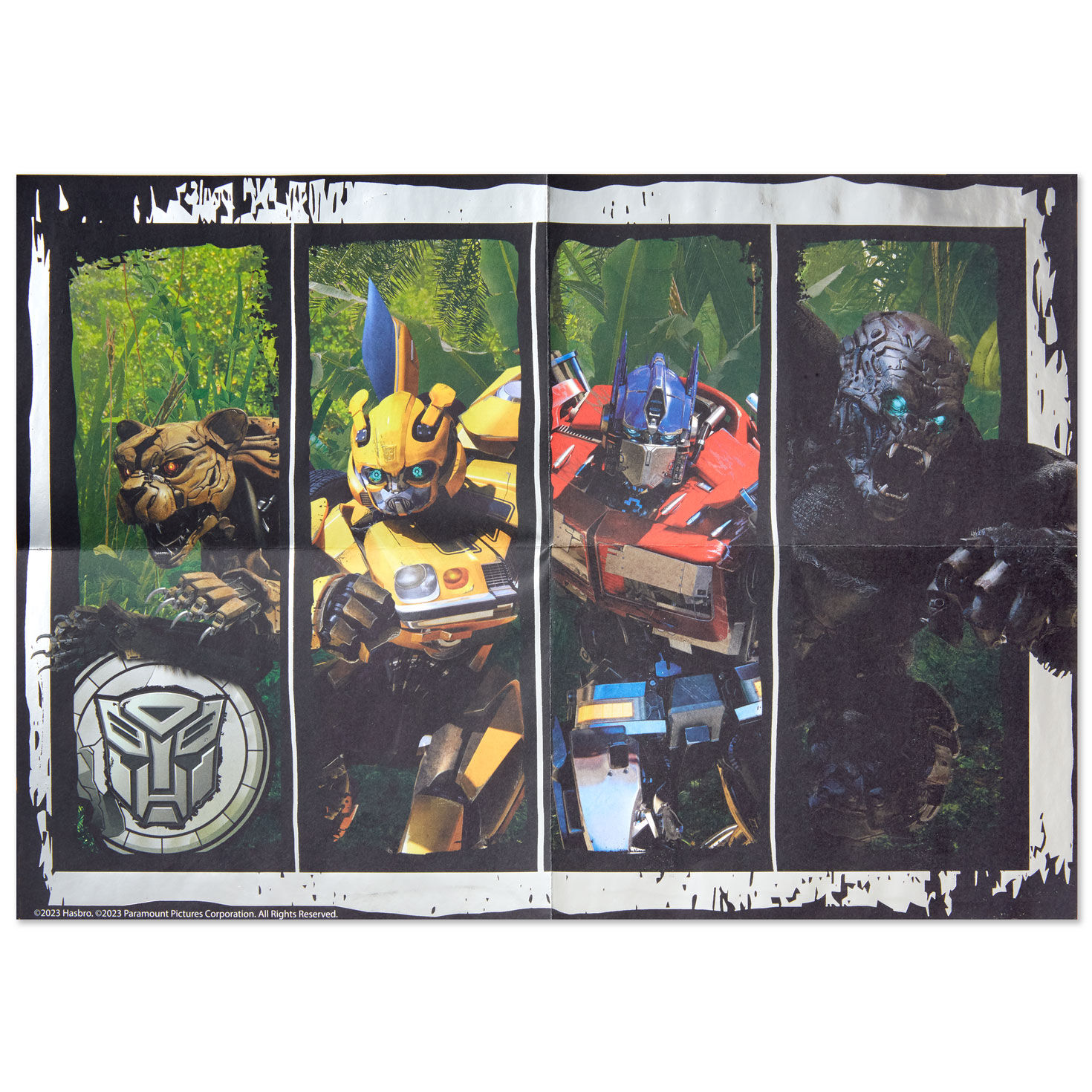 Transformers: Rise of the Beasts™ Birthday Card With Removable Poster ...