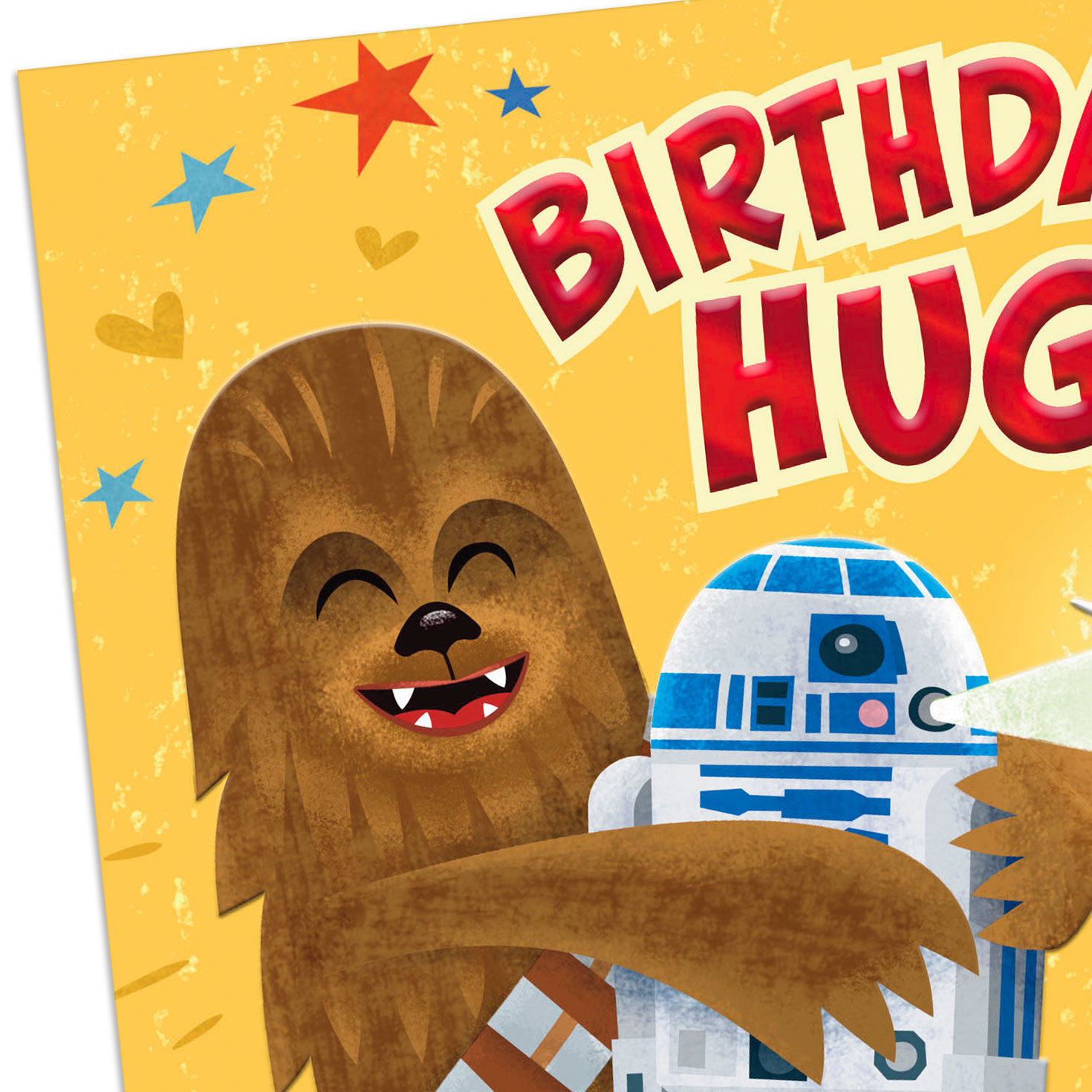 Star Wars™ Chewbacca™ and R2-D2™ Hugs Birthday Card for Kids - Greeting ...