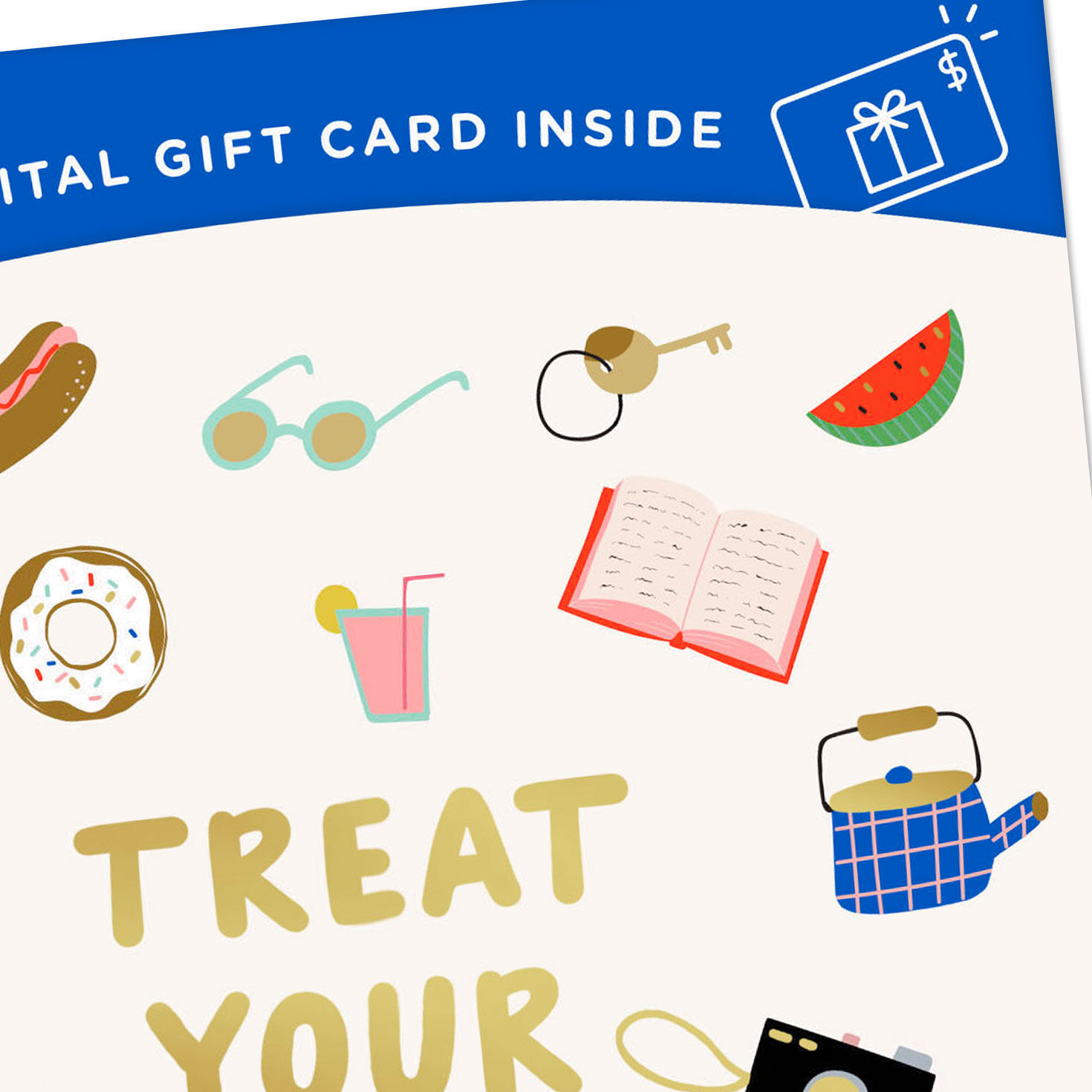 Treat Your Self Gift Card Greeting Card - Greeting Cards | Hallmark