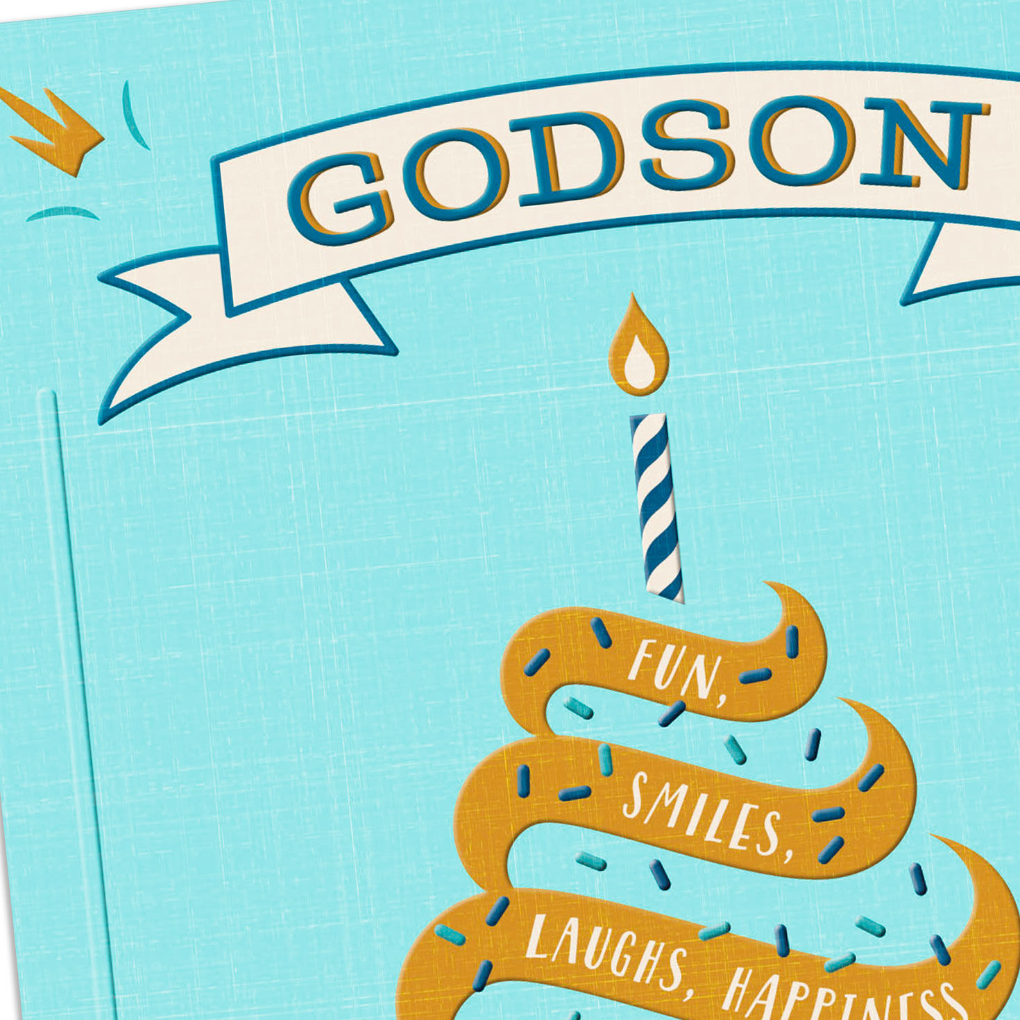 Happy Wishes for a Whole New Year Birthday Card for Godson - Greeting ...