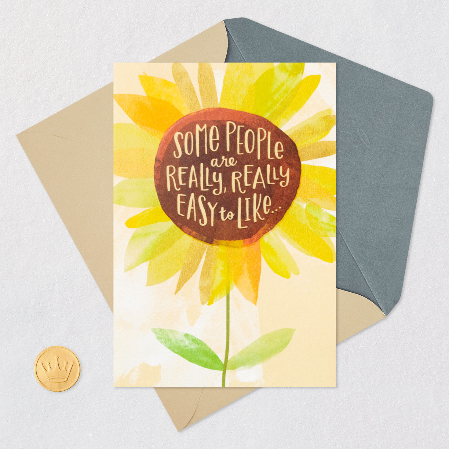 Watercolor Sunflower Goodbye Card - Greeting Cards | Hallmark
