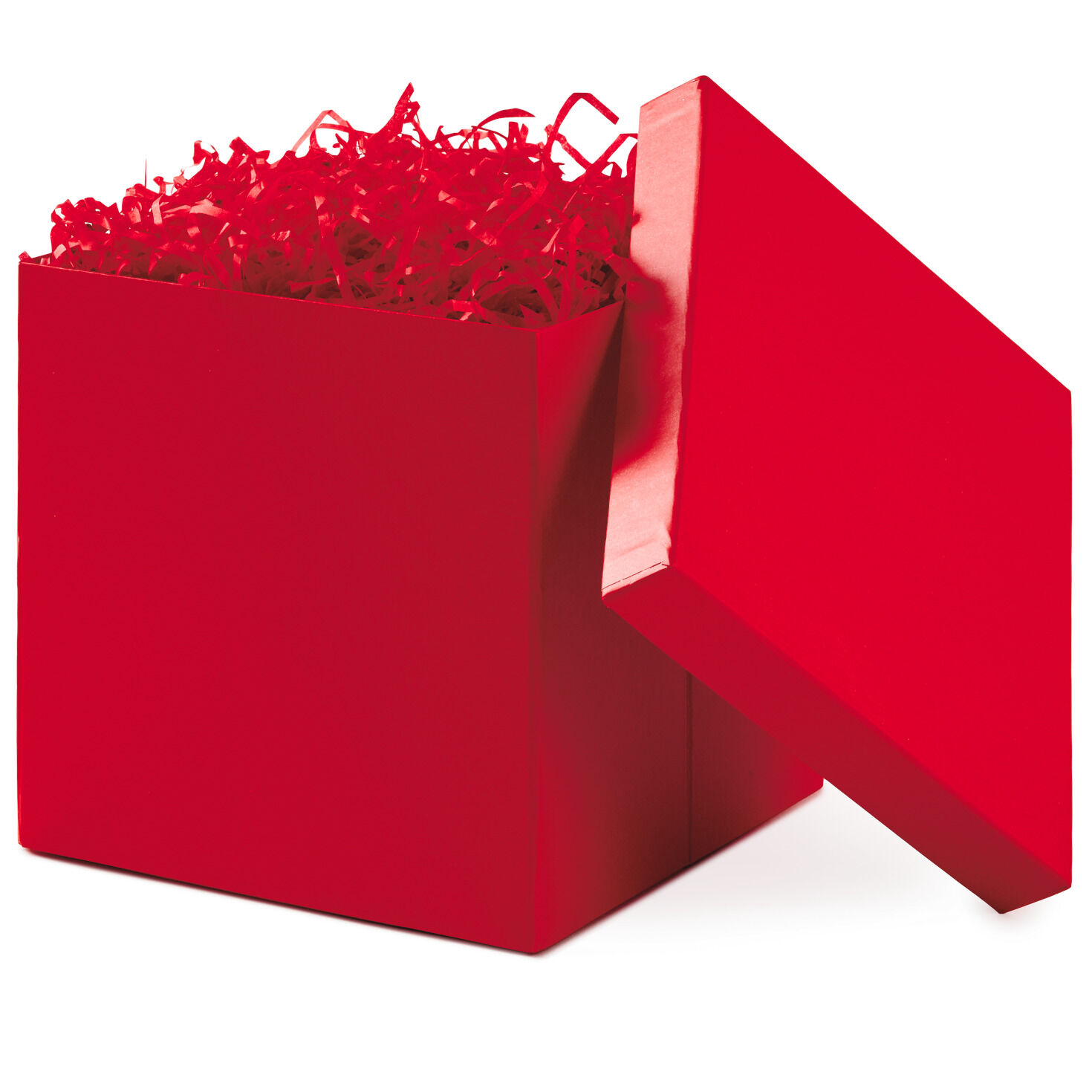 7.1" Square Red Gift Box With Shredded Paper Filler - Gift Boxes | Hallmark