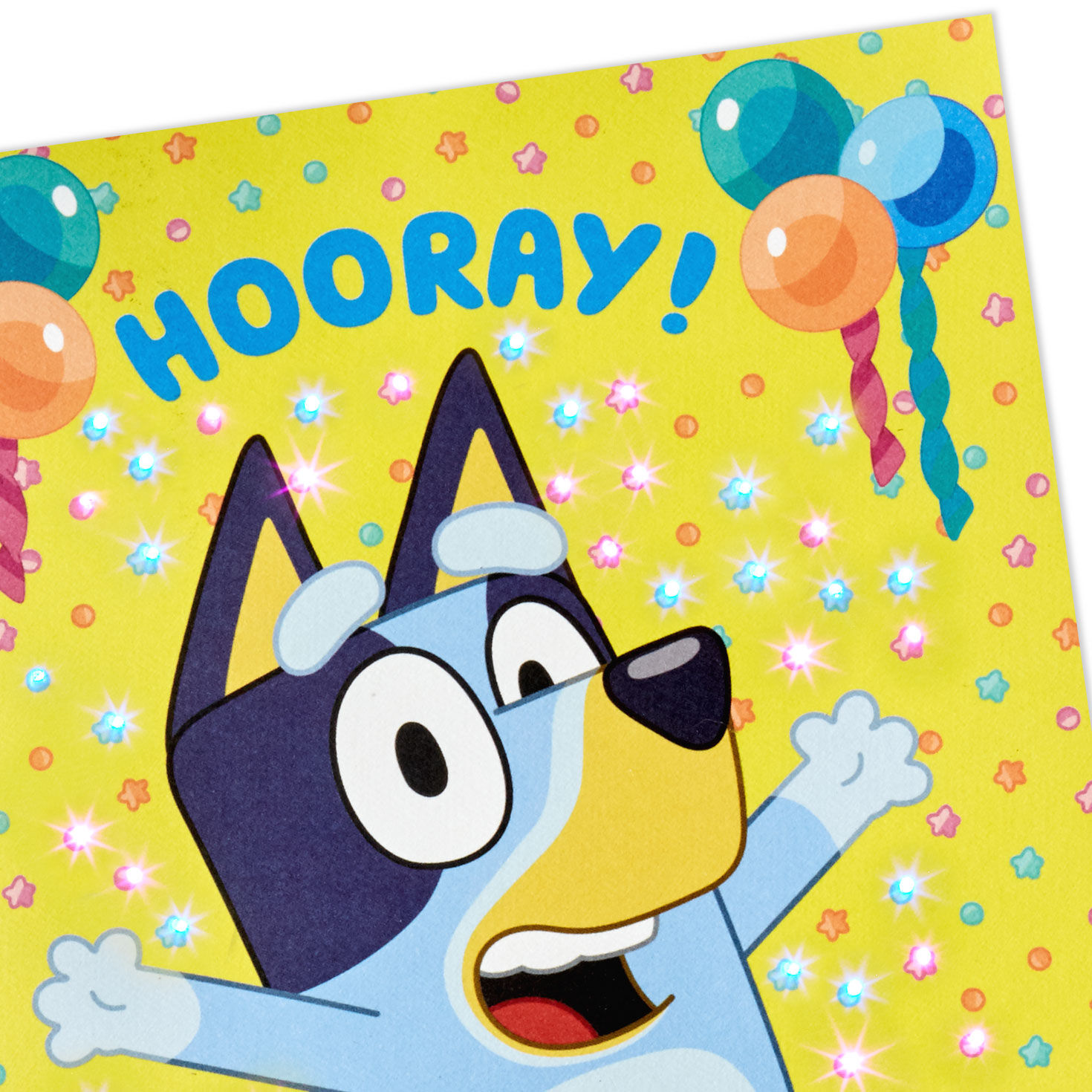 Bluey Hooray Musical Pop-Up Birthday Card for Kids With Light ...