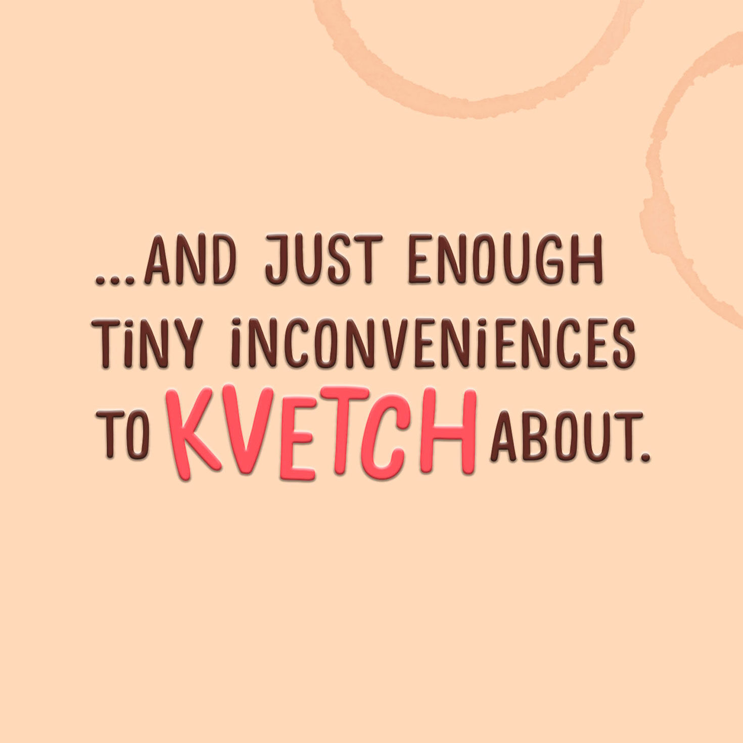 Just Enough Kvetching Funny Rosh Hashanah Card - Greeting Cards | Hallmark