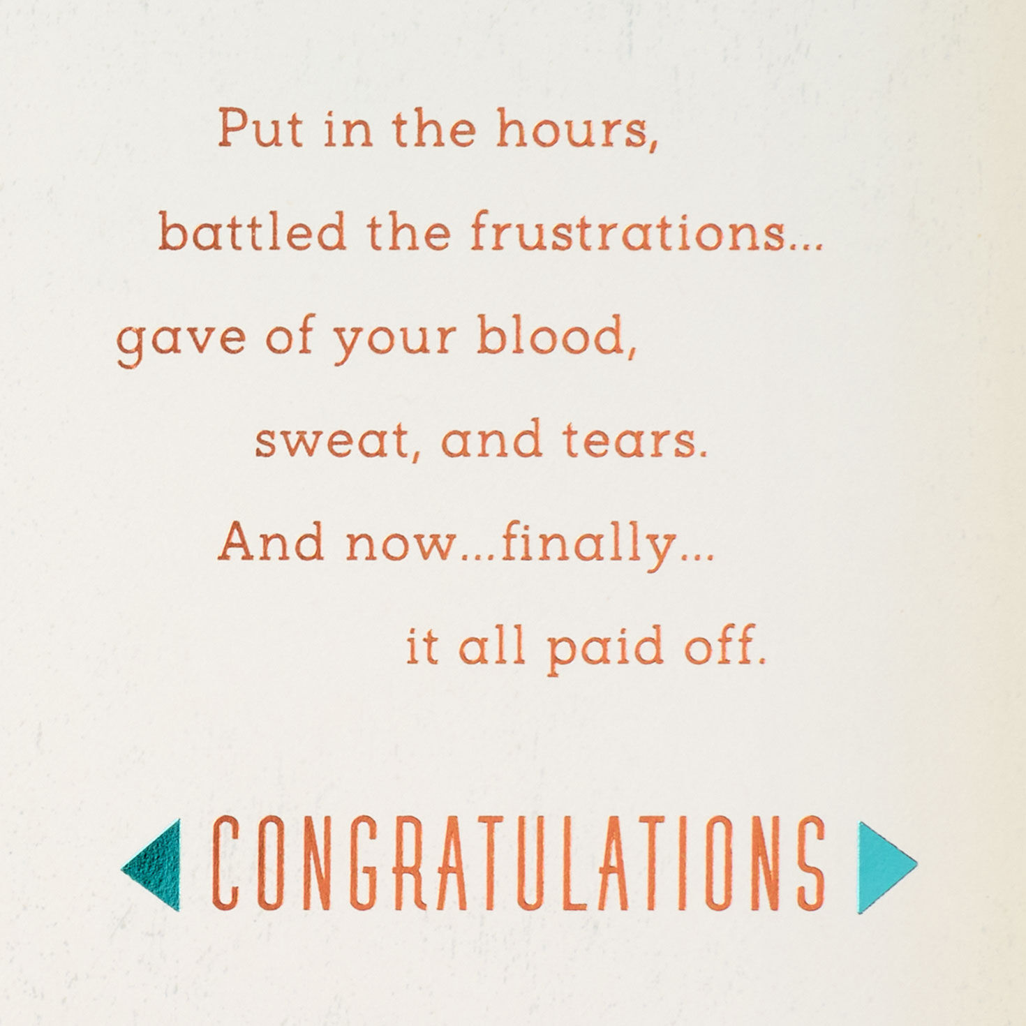 Your Hard Work Paid Off Congratulations Card - Greeting Cards | Hallmark