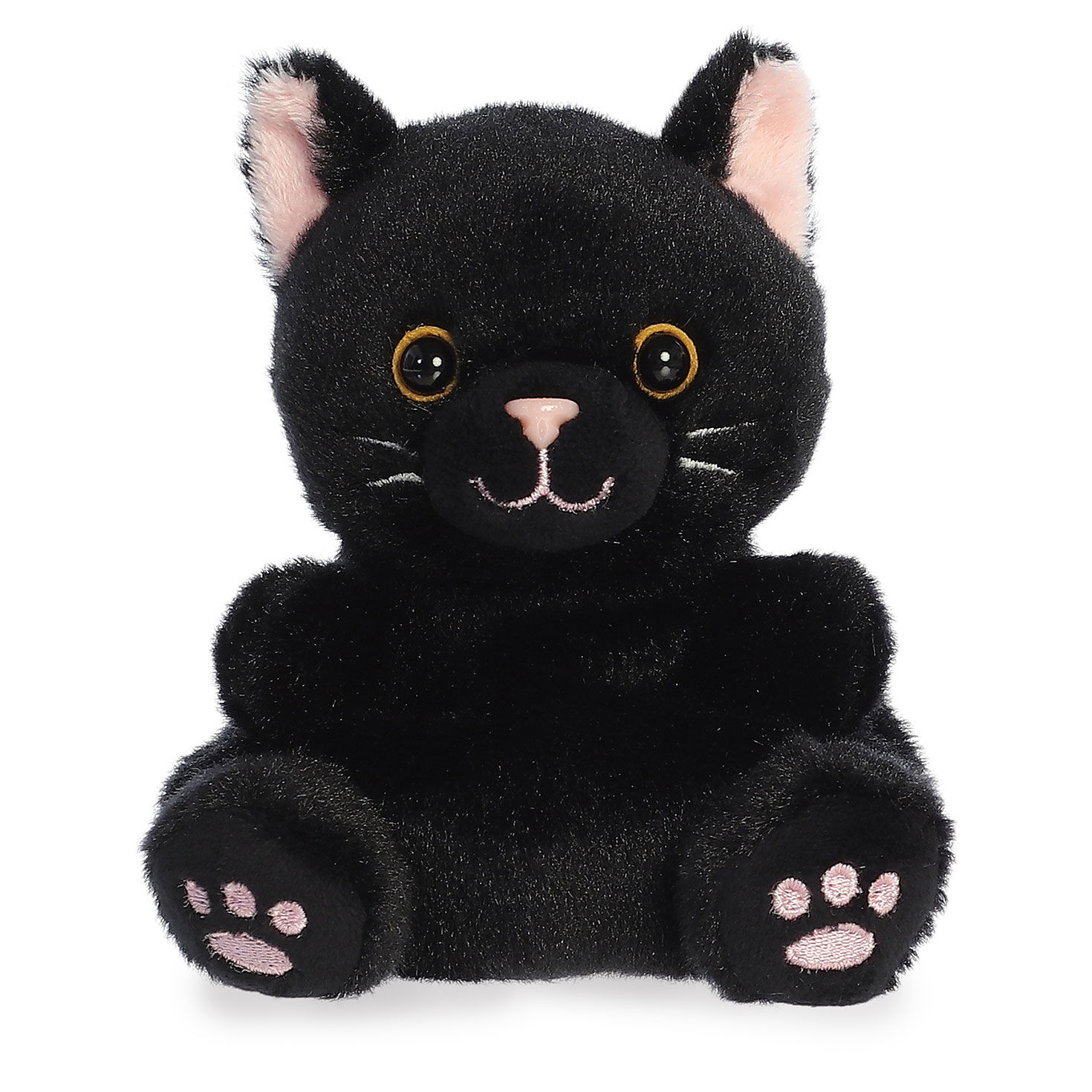 Aurora Palm Pals Twilight Black Cat Plush, 4.5" - Classic Stuffed ...