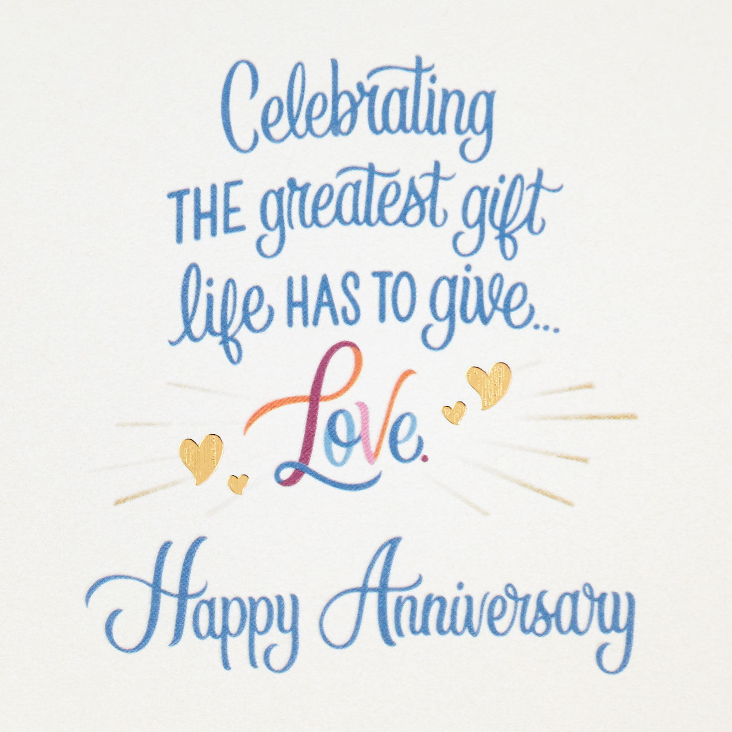 Love Is the Greatest Gift Anniversary Card - Greeting Cards | Hallmark