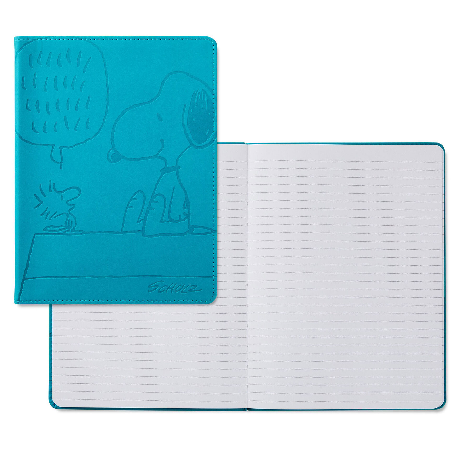 Peanuts® Snoopy and Woodstock Faux Leather Notebook - Journals - Hallmark