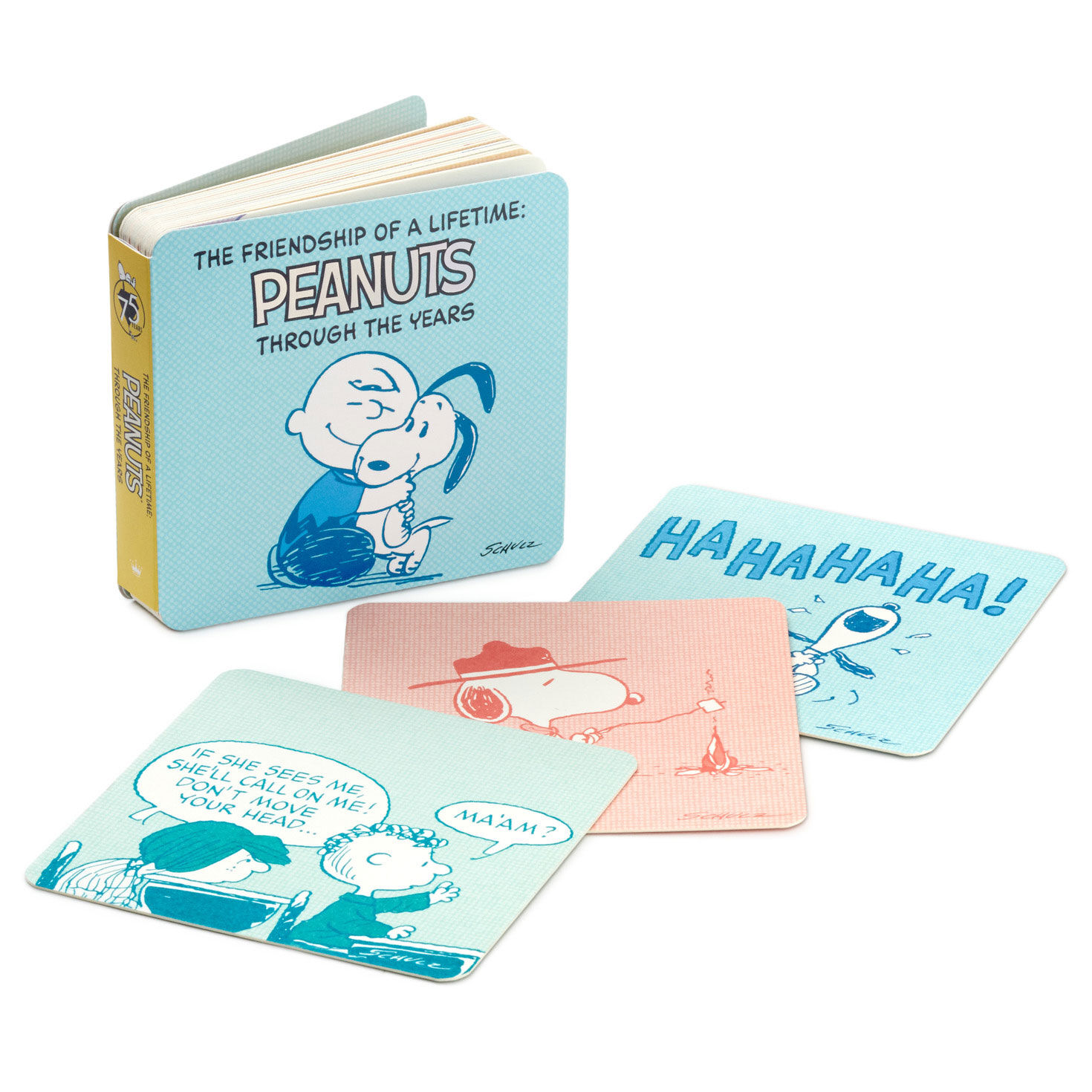 Peanuts® 75th Anniversary Friendship of a Lifetime Coaster Book - Gift ...