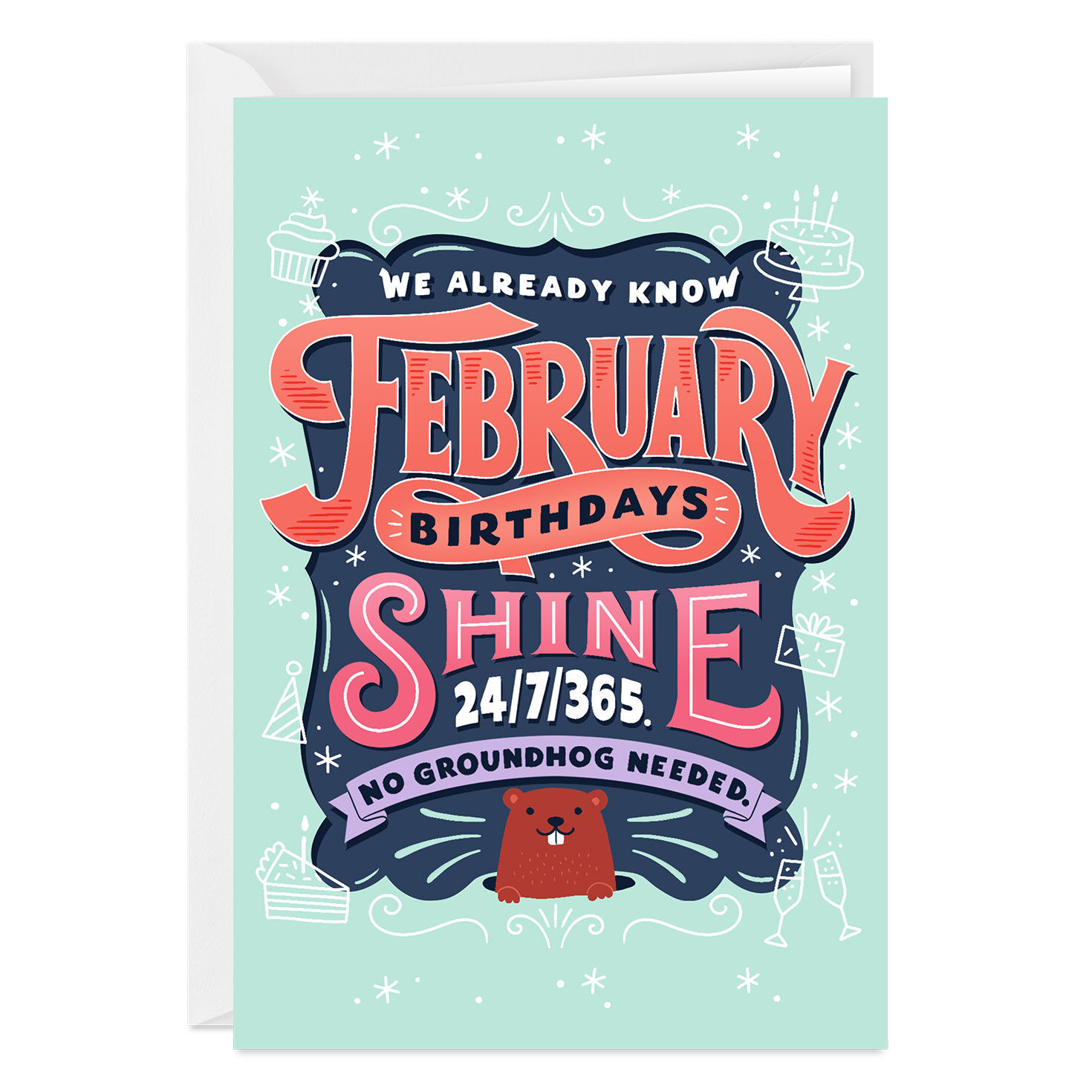 February Shines Custom Birthday Card - Greeting Cards | Hallmark