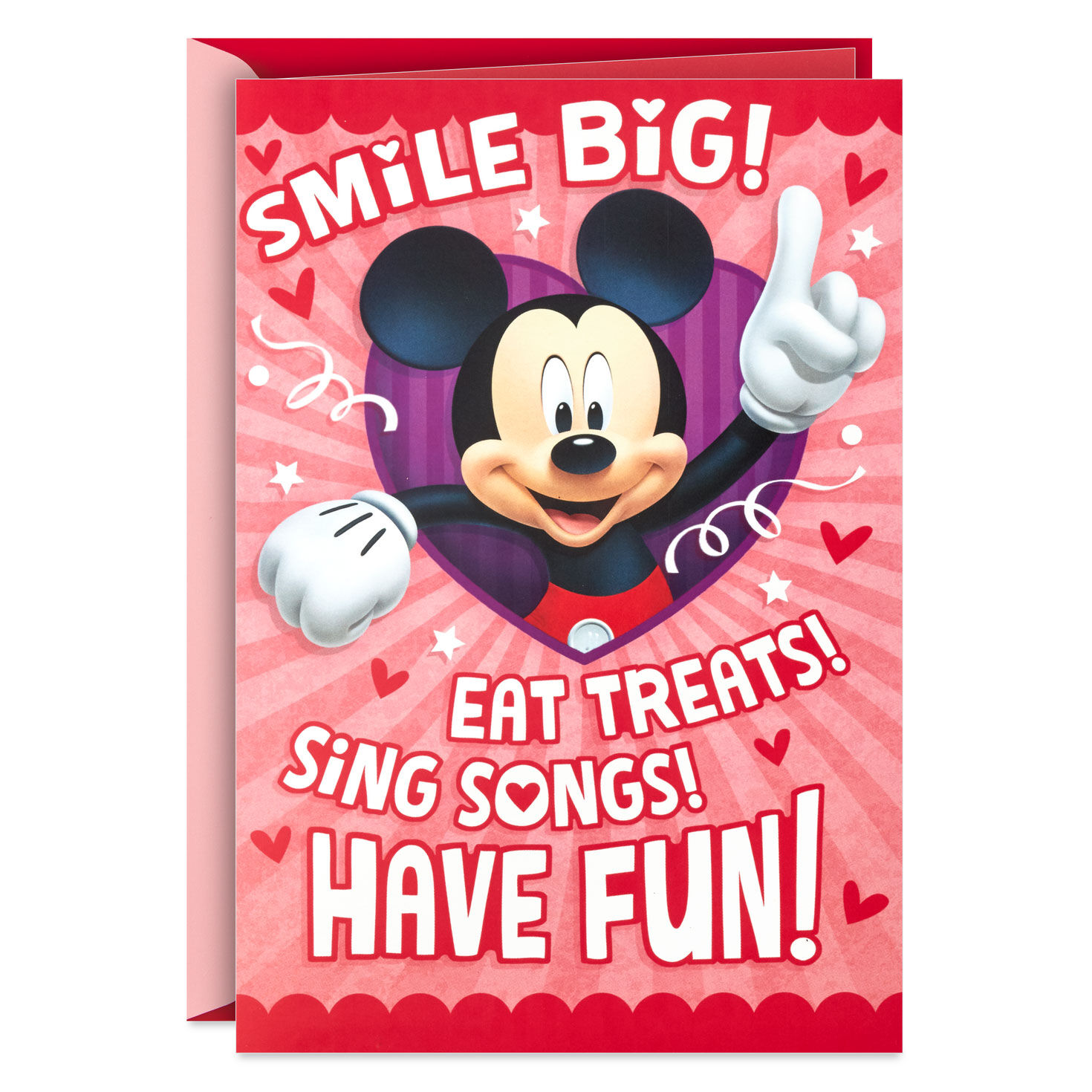 Disney Mickey Mouse And Friends Musical Valentines Day Card Greeting