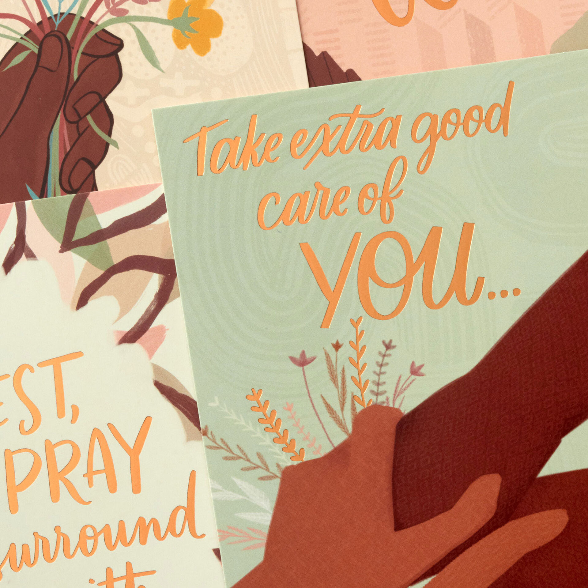 Surrounded With Love Assorted Boxed Get Well Cards, Pack of 16 - Boxed ...