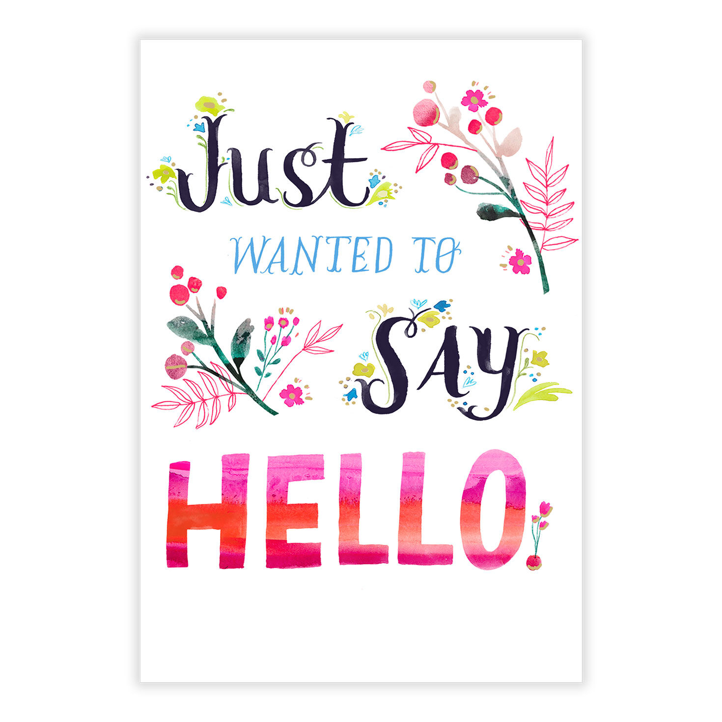 Just Wanted to Say Hello eCard - eCards | Hallmark