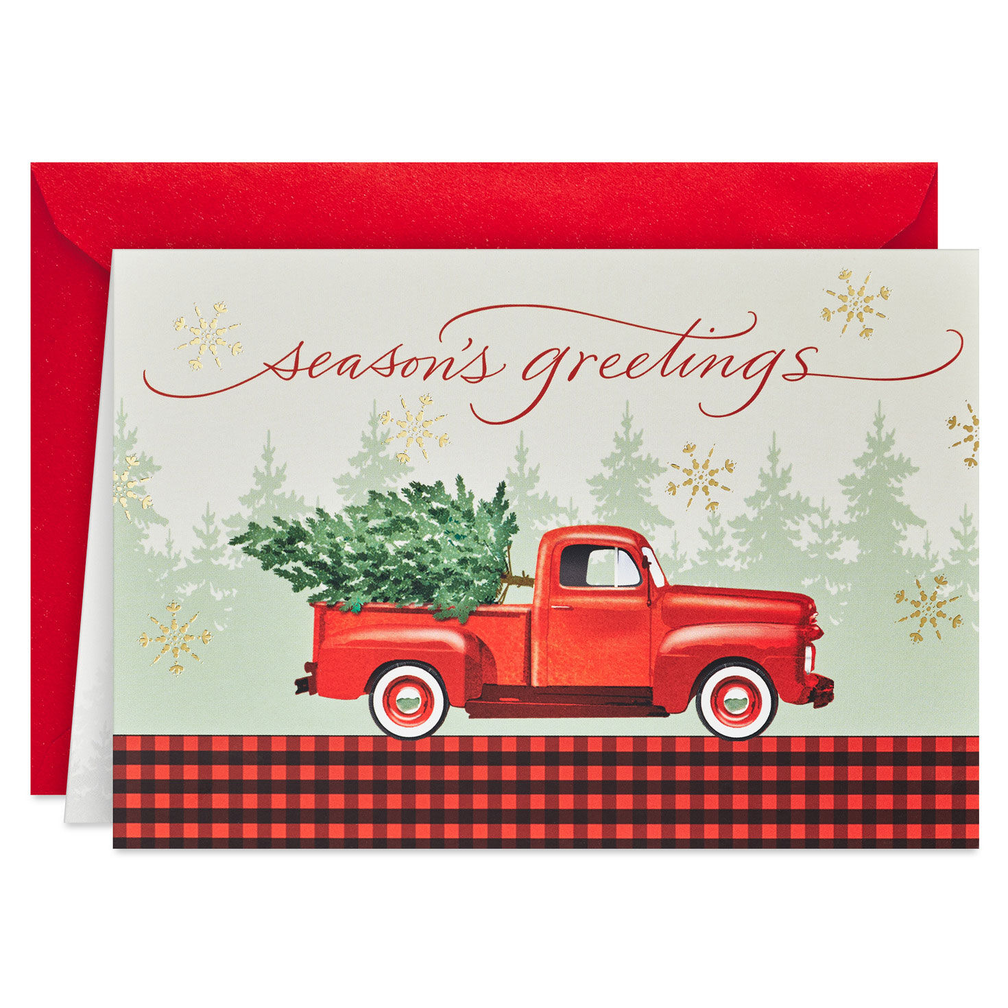 Rustic Red Truck Boxed Christmas Cards, Pack of 40 - Boxed Cards | Hallmark