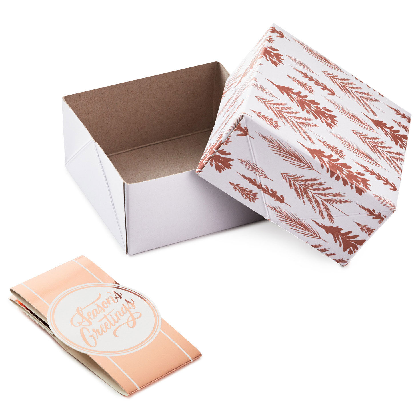 4" Metallic Mix 3-Pack Small Christmas Gift Boxes Assortment - Gift ...