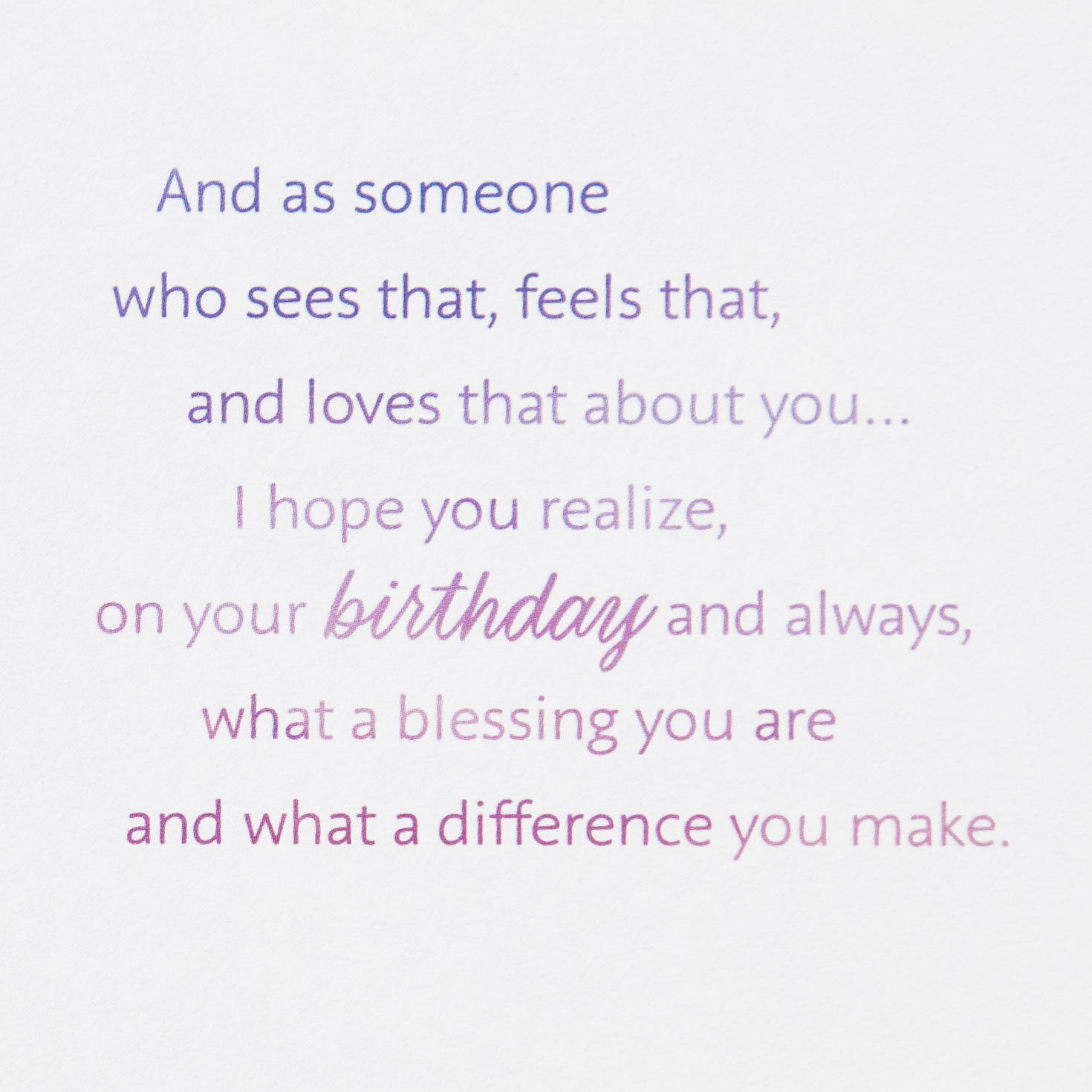 You're a Special Soul With a Shining Spirit Birthday Card - Greeting ...