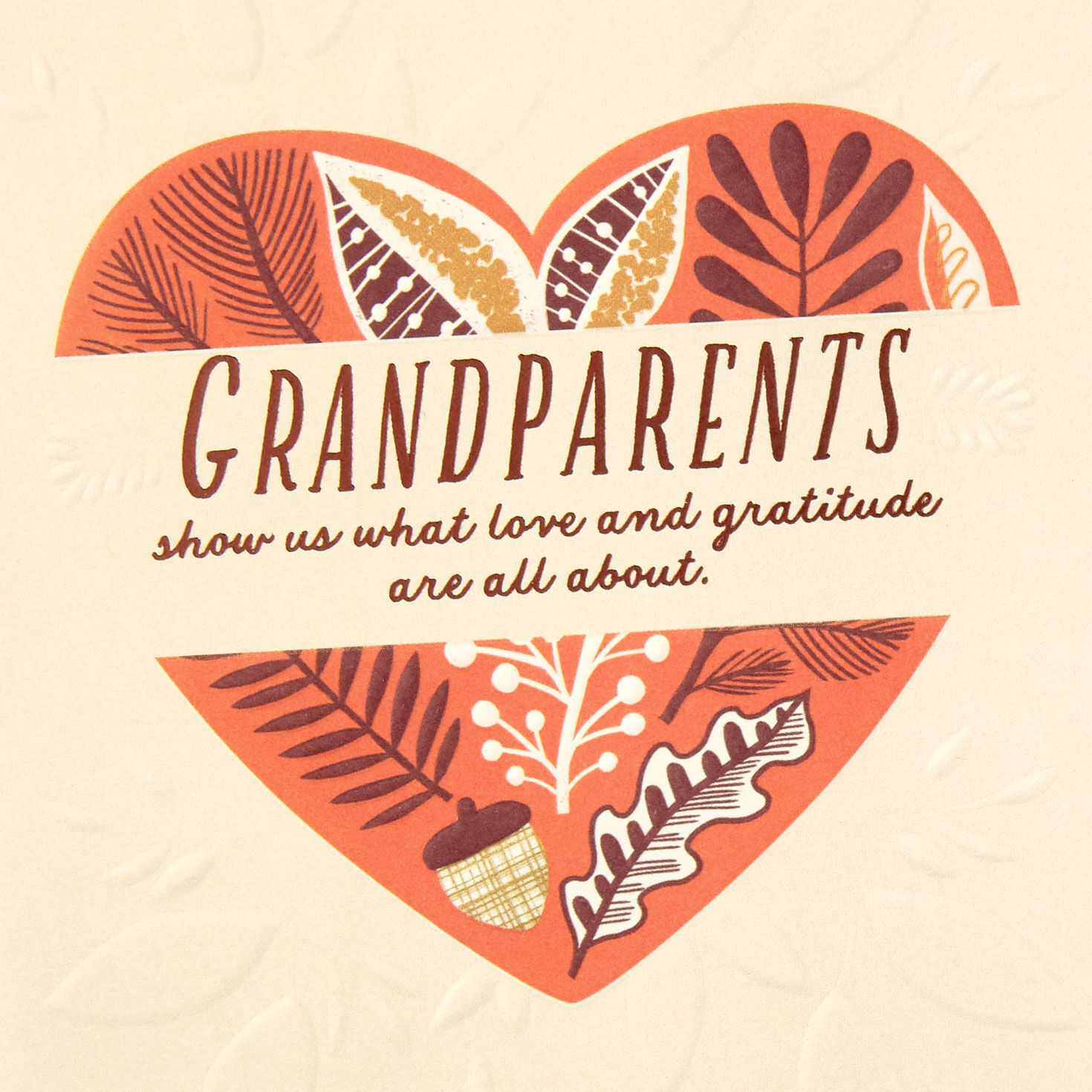 Goodness and Love Thanksgiving Card for Grandparents - Greeting Cards ...