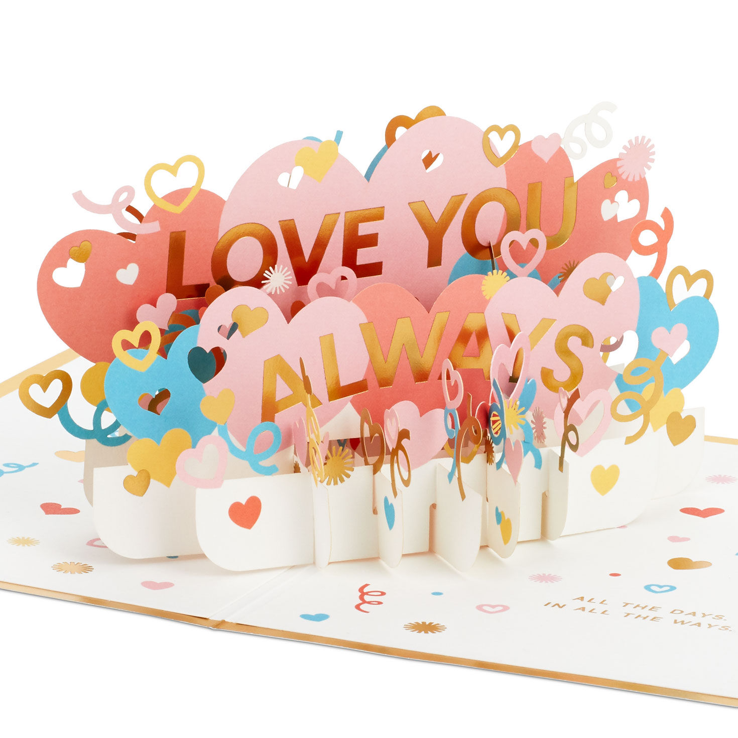 Love You Always 3D Pop-Up Love Card - Greeting Cards | Hallmark