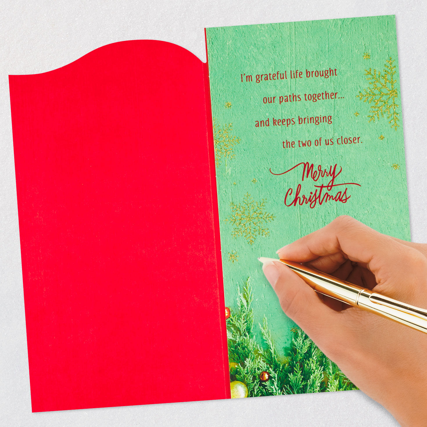 We Were Meant To Be Friends Christmas Card Greeting Cards Hallmark