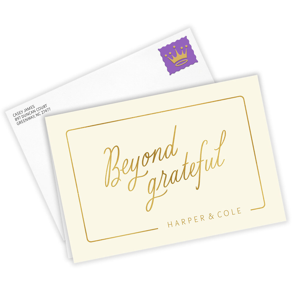 Personalized Beyond Grateful Thank-You Card - Greeting Cards - Hallmark