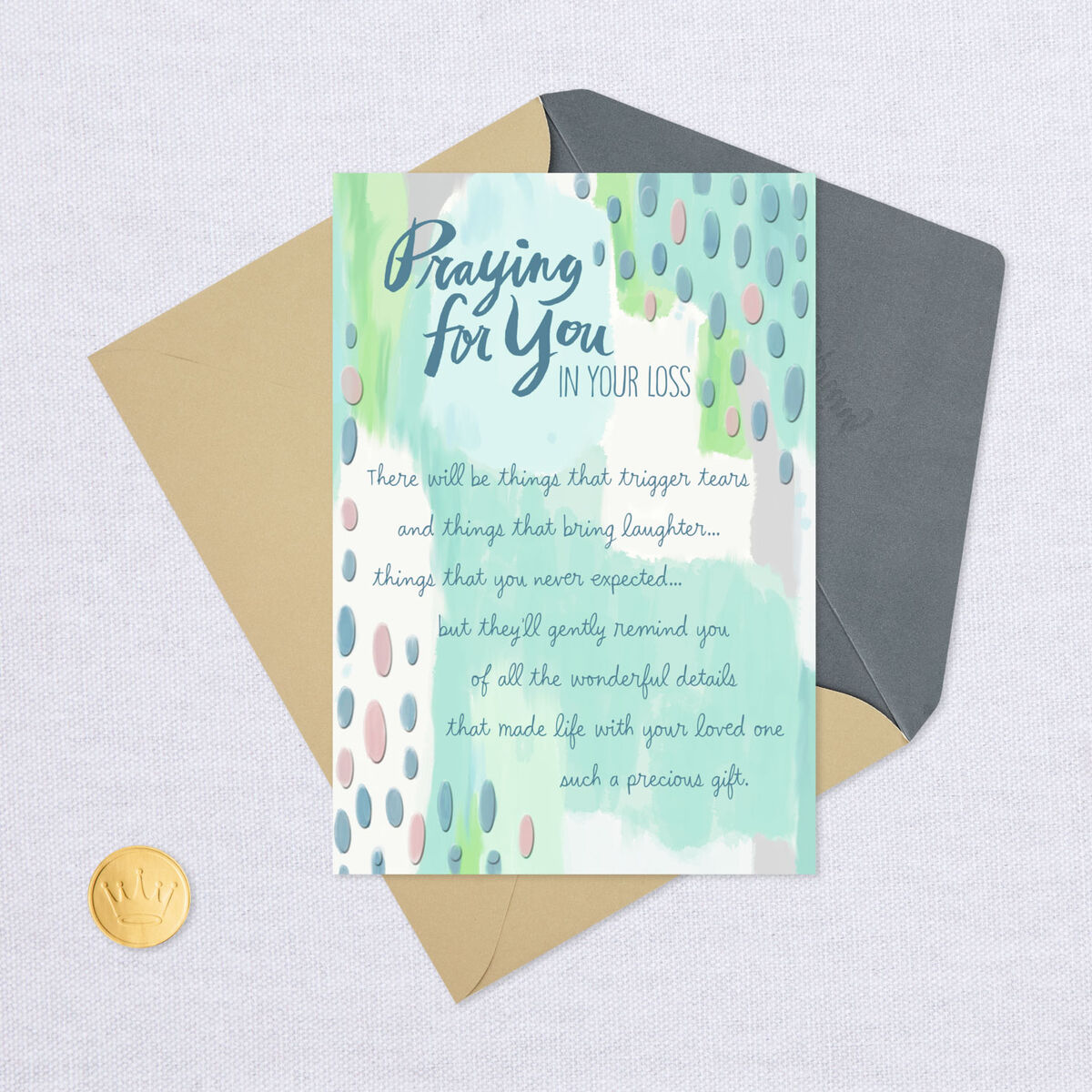 Praying for You in Your Loss Religious Sympathy Card - Greeting Cards ...