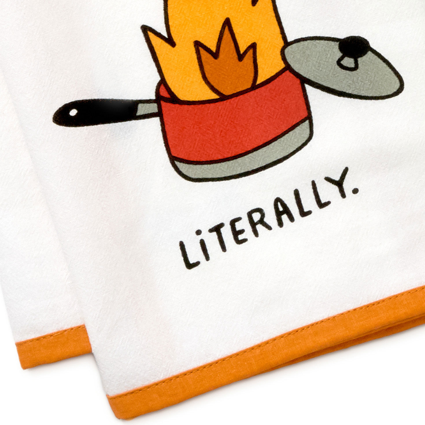 My Cooking Is Fire Funny Tea Towel, 18x26 - Kitchen Linens | Hallmark