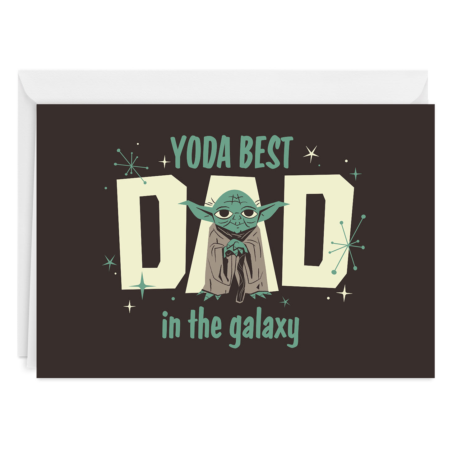 Star Wars™ Yoda™ Best Dad Custom Father's Day Card - Greeting Cards ...