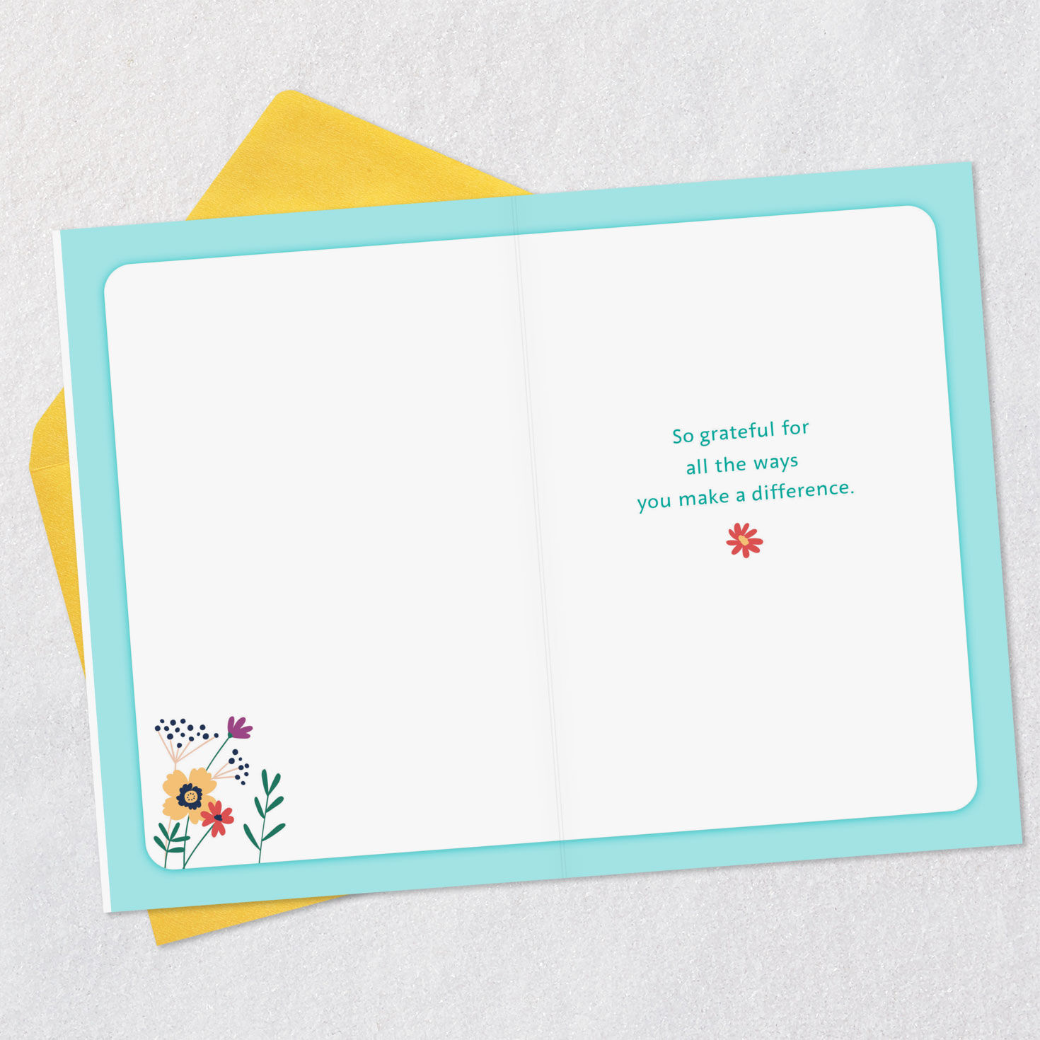 You Make a Difference Thank You Card - Greeting Cards | Hallmark